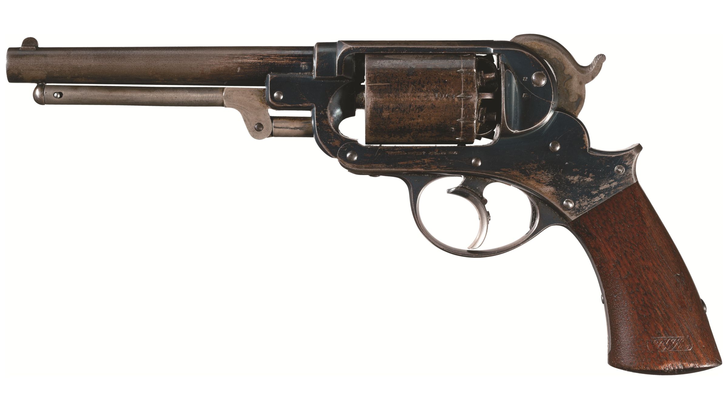 Civil War U.S. Starr Arms 1858 Navy DA 36 Percussion Revolver | Rock ...