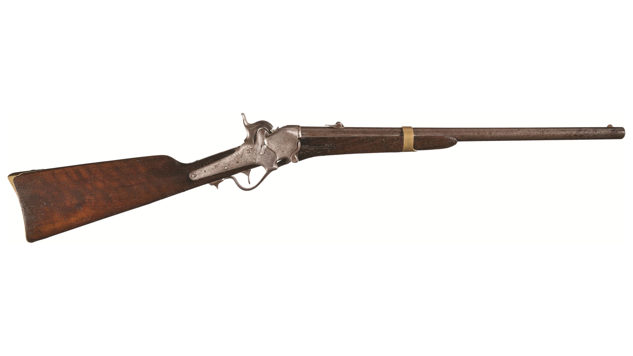 Sharps Model 1851 "Box Lock" Saddle Ring Percussion Carbine | Rock ...