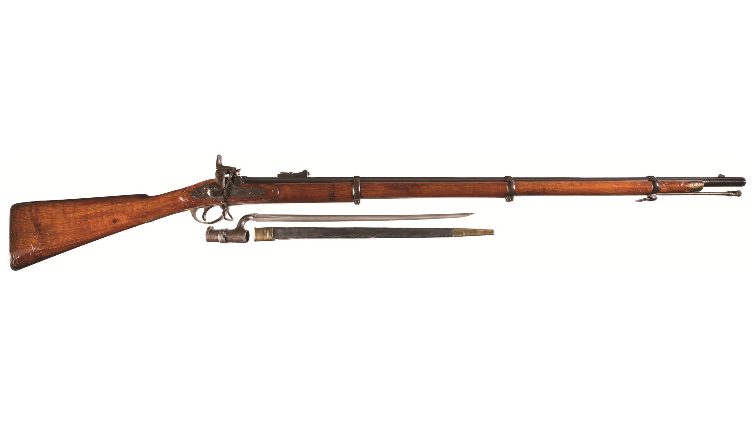 Civil War Pattern 1853 Percussion Rifle-Musket with Bayonet | Rock ...