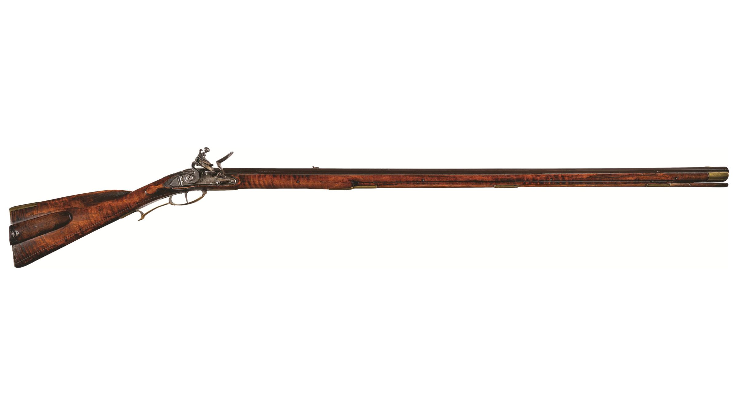 Early Flintlock Smoothbore American Long Rifle | Rock Island Auction