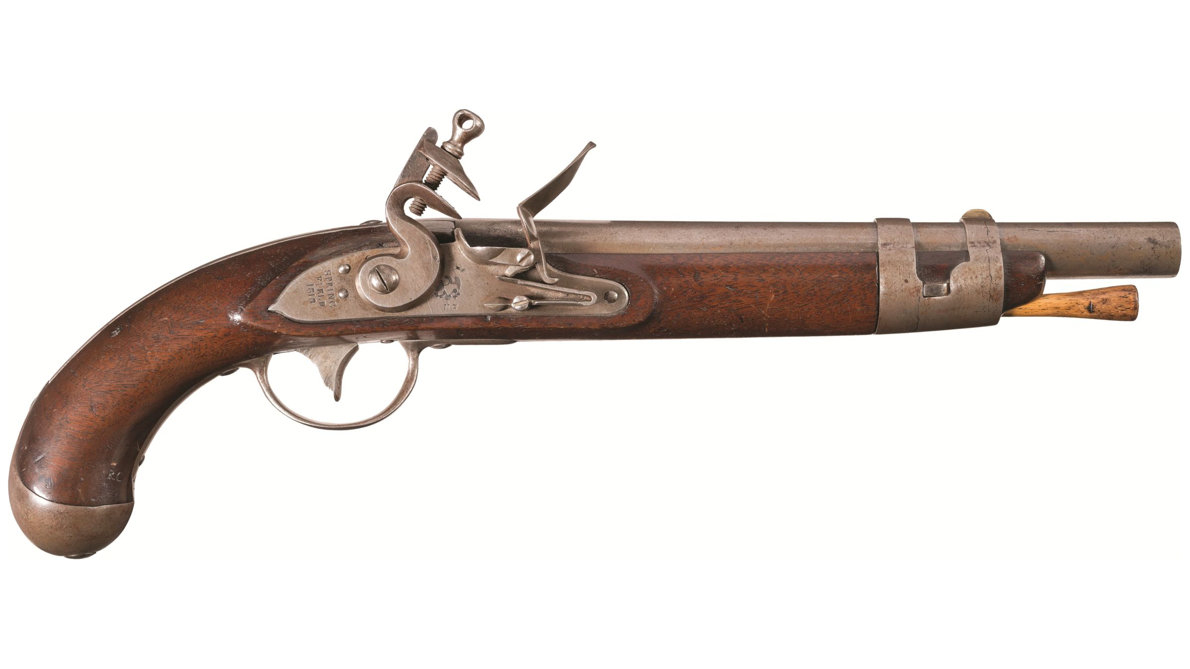 U.S. Springfield Model 1817 Type I Flintlock Pistol | Rock Island Auction