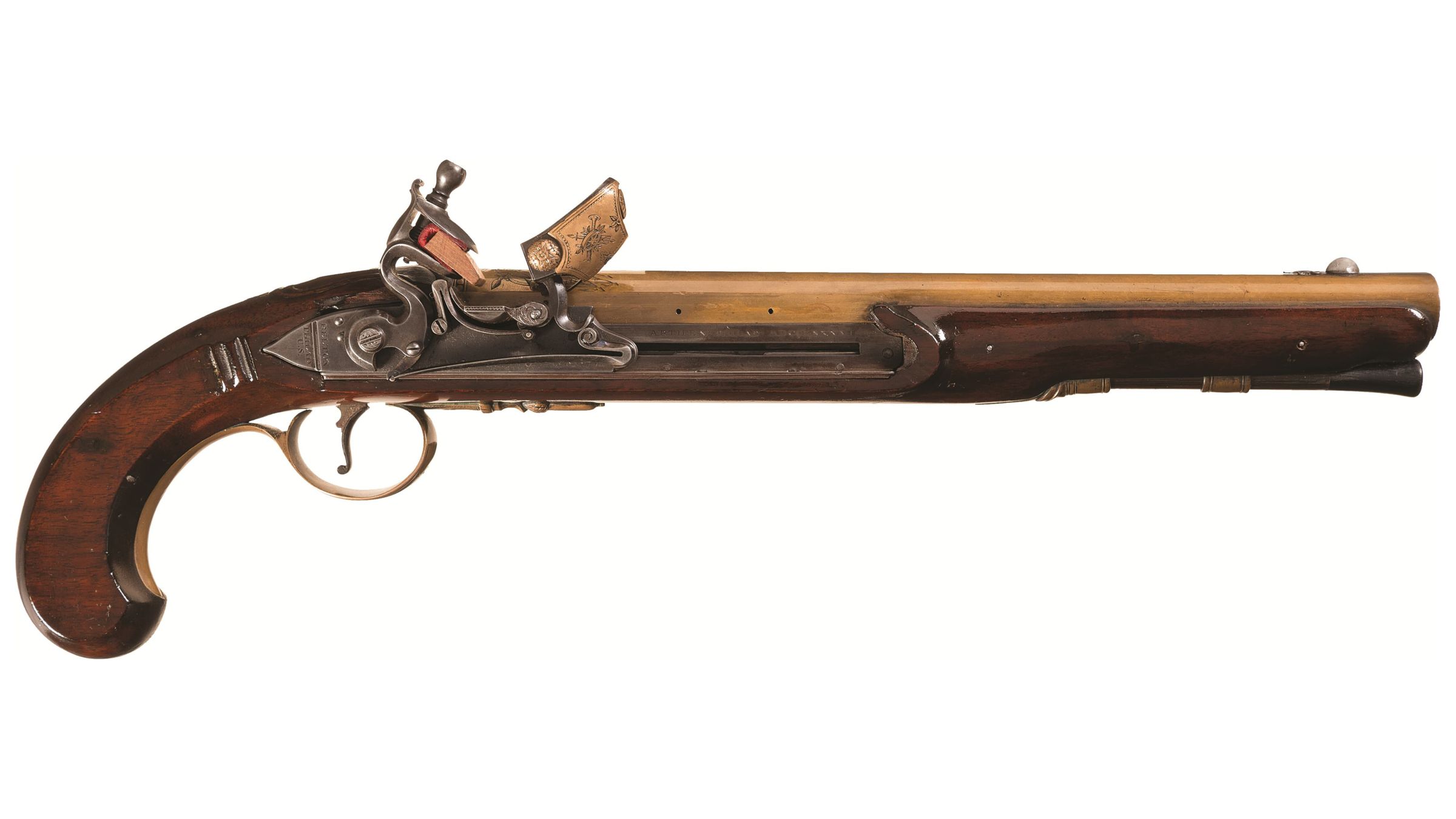 Belton Style Repeating Four-Shot Flintlock Pistol with Model | Rock ...