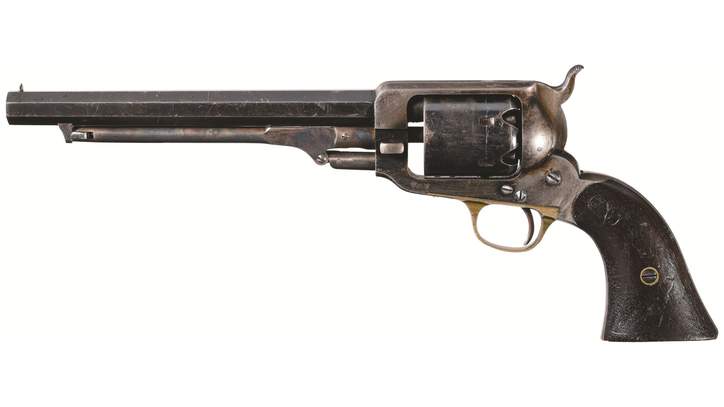 Martially Marked E. Whitney Second Model Navy 4th Type Revolver | Rock ...