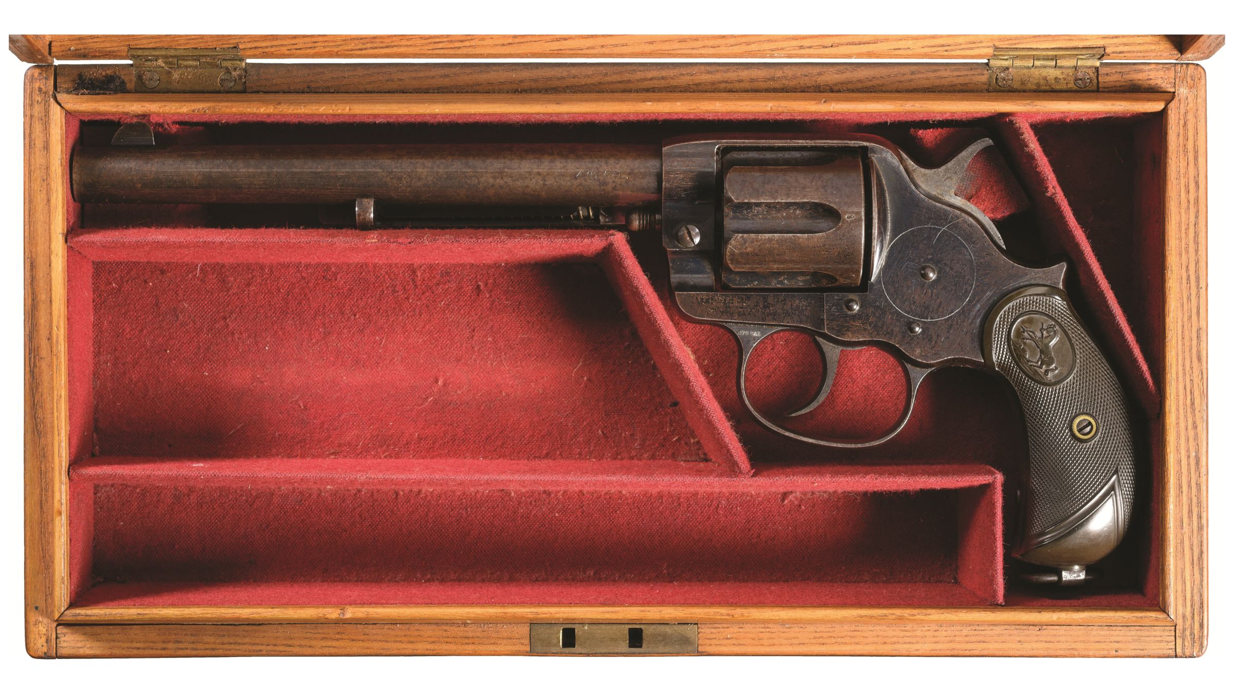 Cased War Trophy Colt London 1878 Revolver in .476 Eley | Rock Island ...