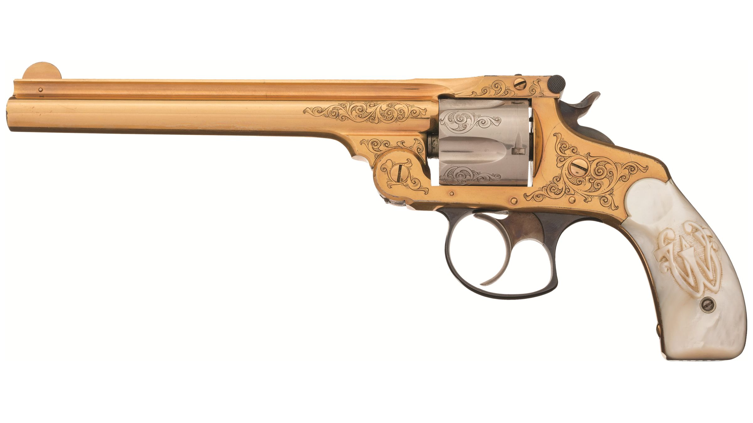 Factory Engraved Smith & Wesson 38 Double Action Revolver | Rock Island ...