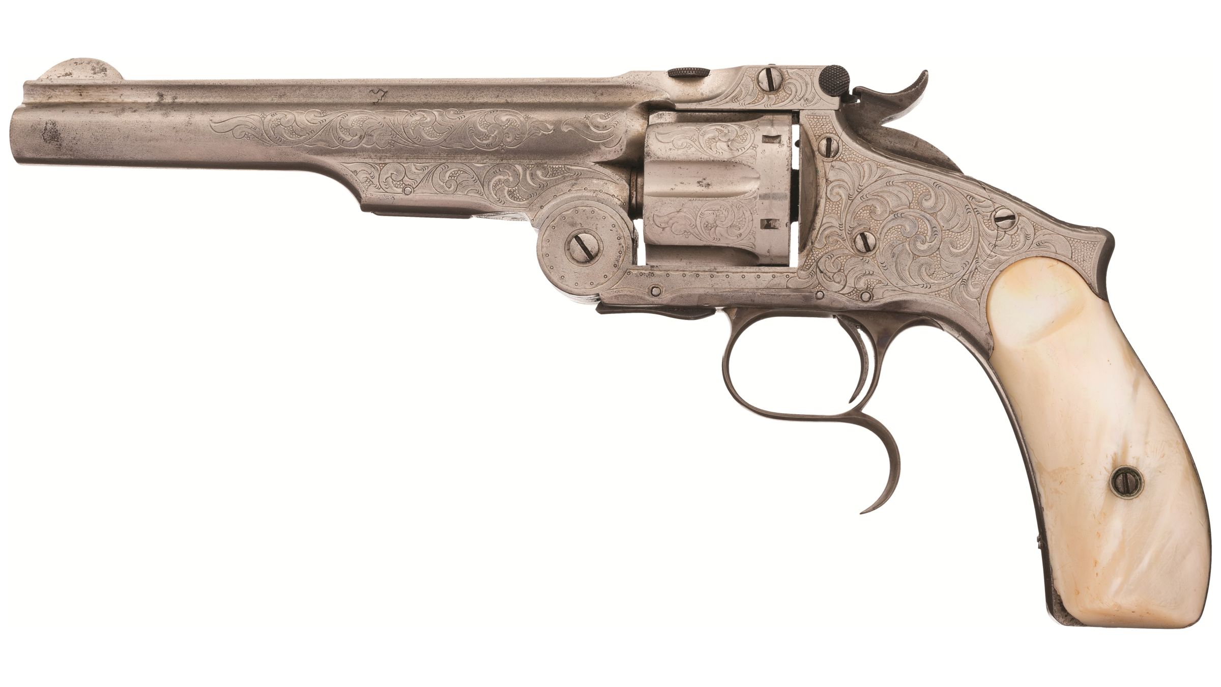 Engraved Smith & Wesson No. 3 Russian 3rd Model Revolver | Rock Island ...