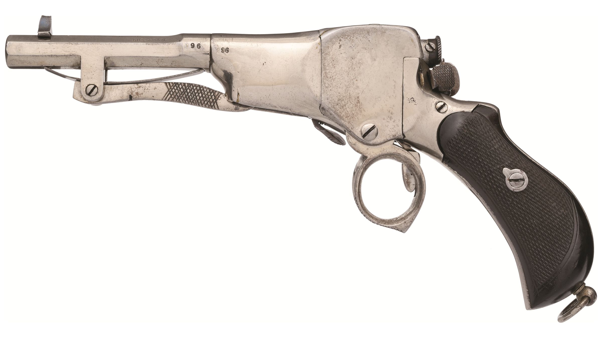 Franz Passler 1887 Patent Manual Repeating Pistol | Rock Island Auction