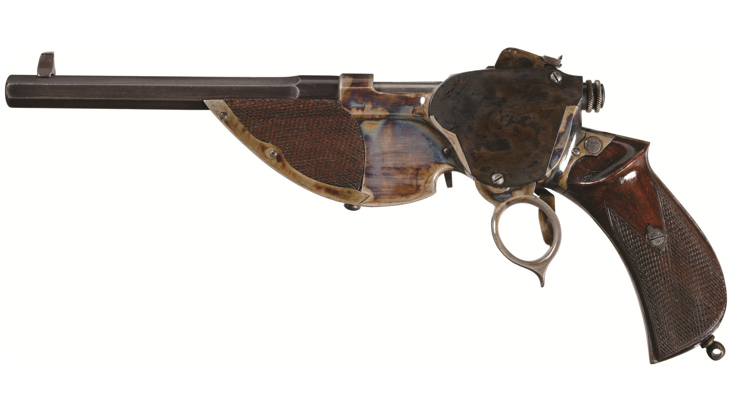 Attractive Gustav Bittner Model 1893 Manual Repeating Pistol | Rock ...