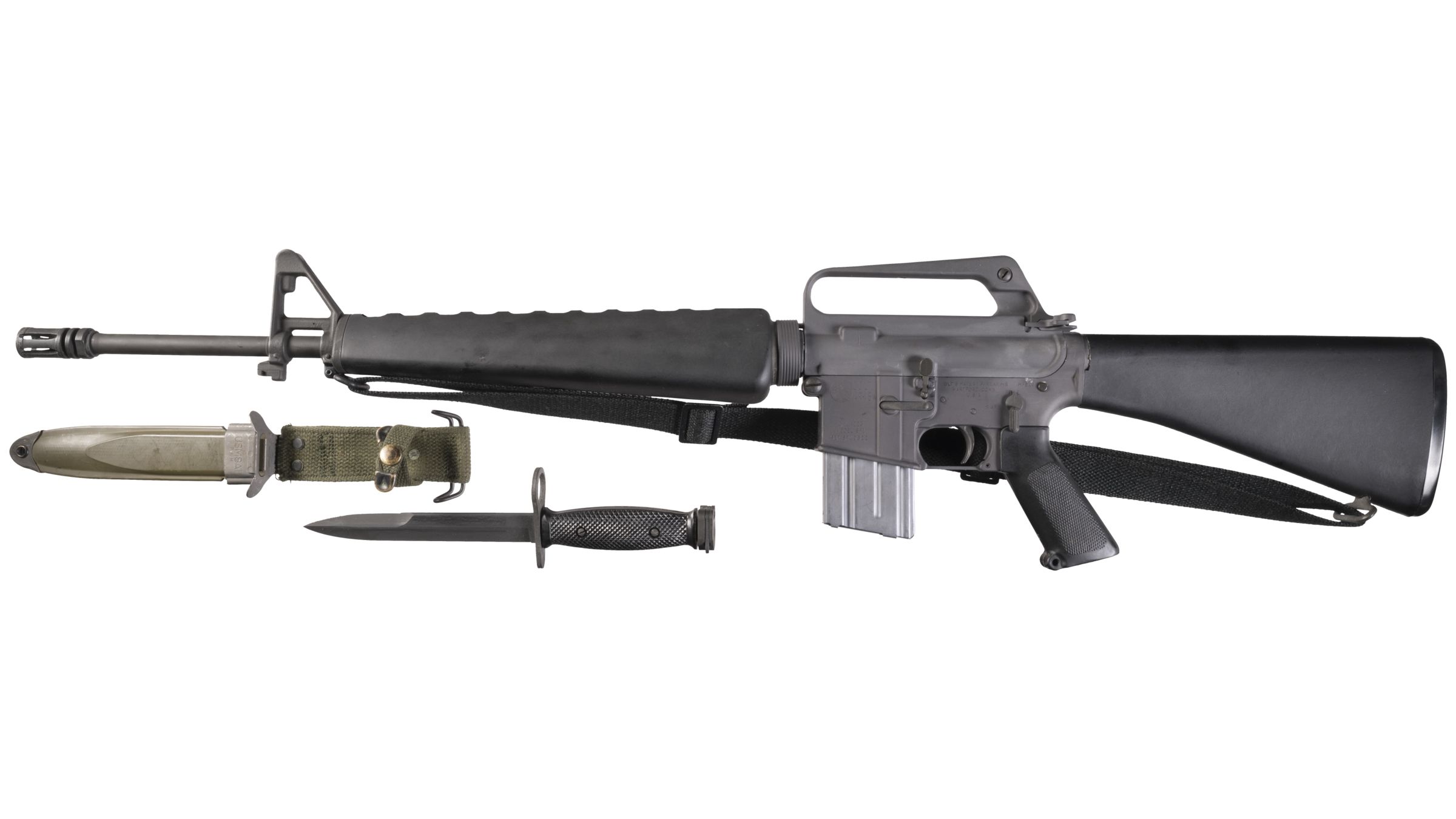 Colt AR-15 SP1 Semi-Automatic Rifle with Box and Bayonet | Rock Island ...