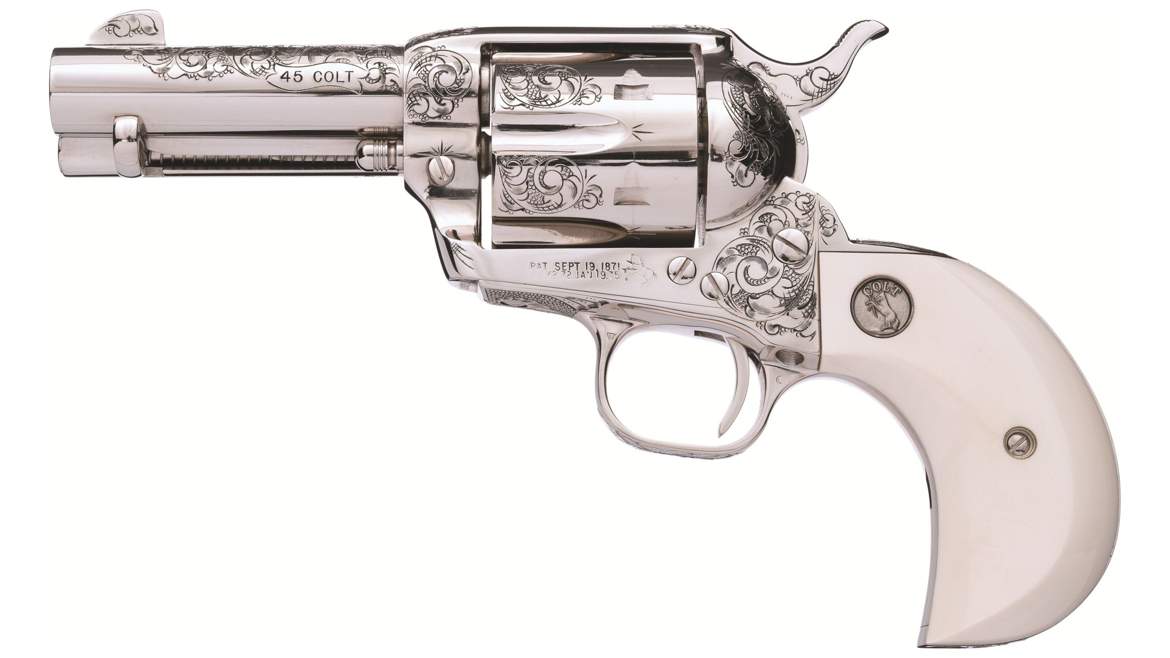Engraved Colt 3rd Generation Prototype SAA Revolver | Rock Island Auction