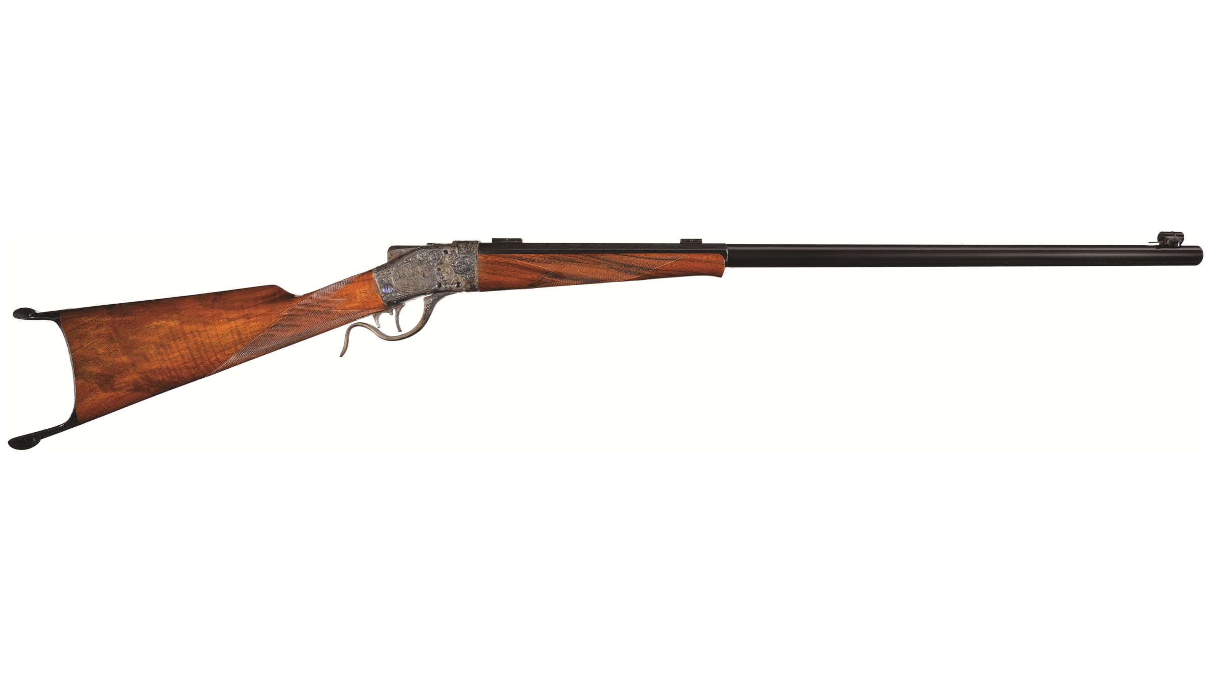 Engraved Borchardt Rifle Co. Model 1878 Falling Block Rifle | Rock ...