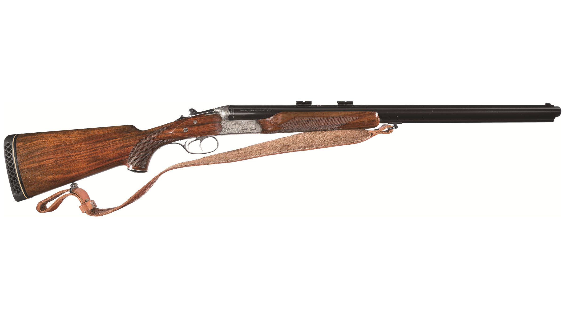 Factory Engraved Colt-Sauer Model 3000 Drilling with Case | Rock Island ...