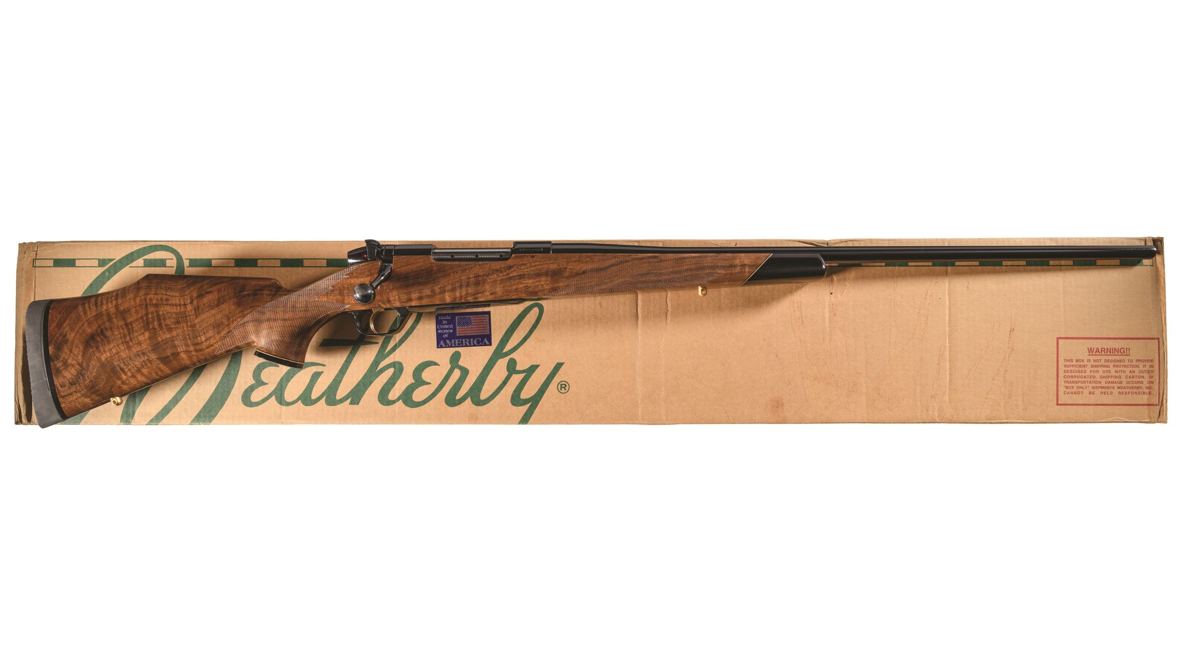 Weatherby Mark V 50th Anniversary Rifle with Box and Letter | Rock ...