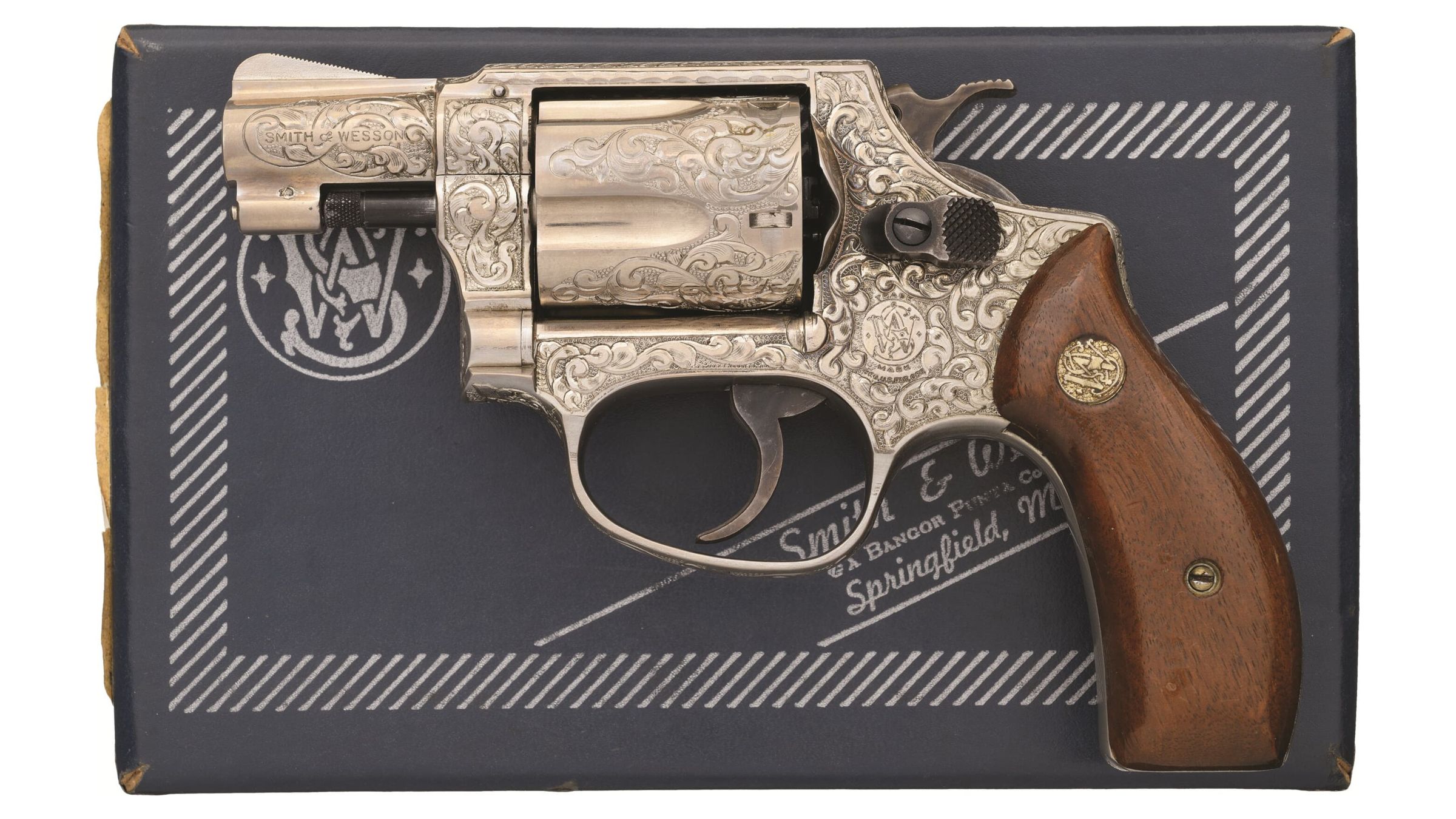 Engraved Smith & Wesson Model 36 Revolver | Rock Island Auction