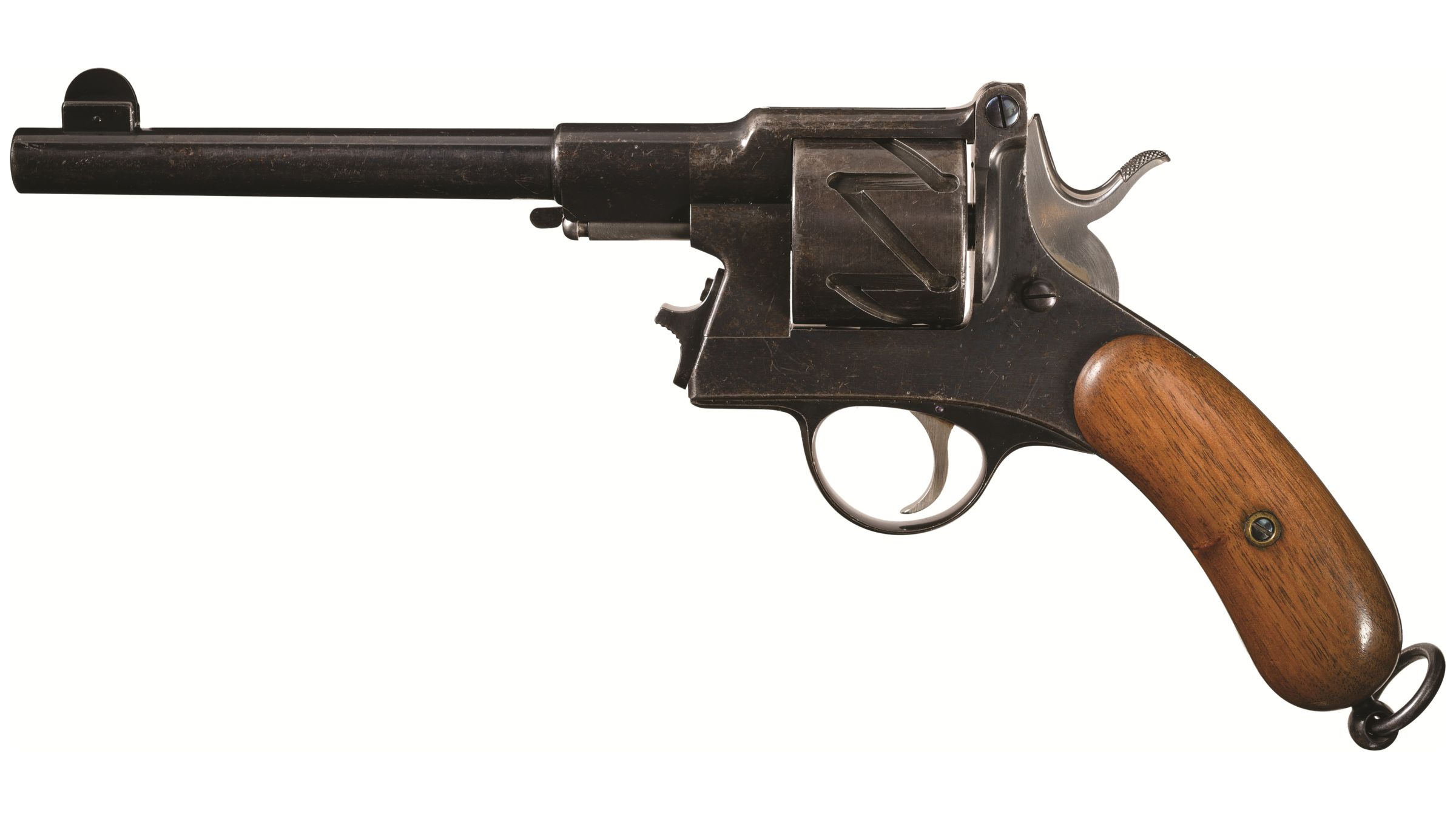 Significant Prototype Mauser Zig-Zag Hinge Frame Revolver | Rock Island ...