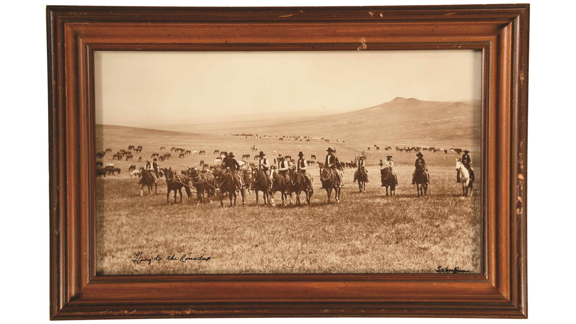 Framed Print of "Going to the Roundup" by L.A. Huffman | Rock Island ...