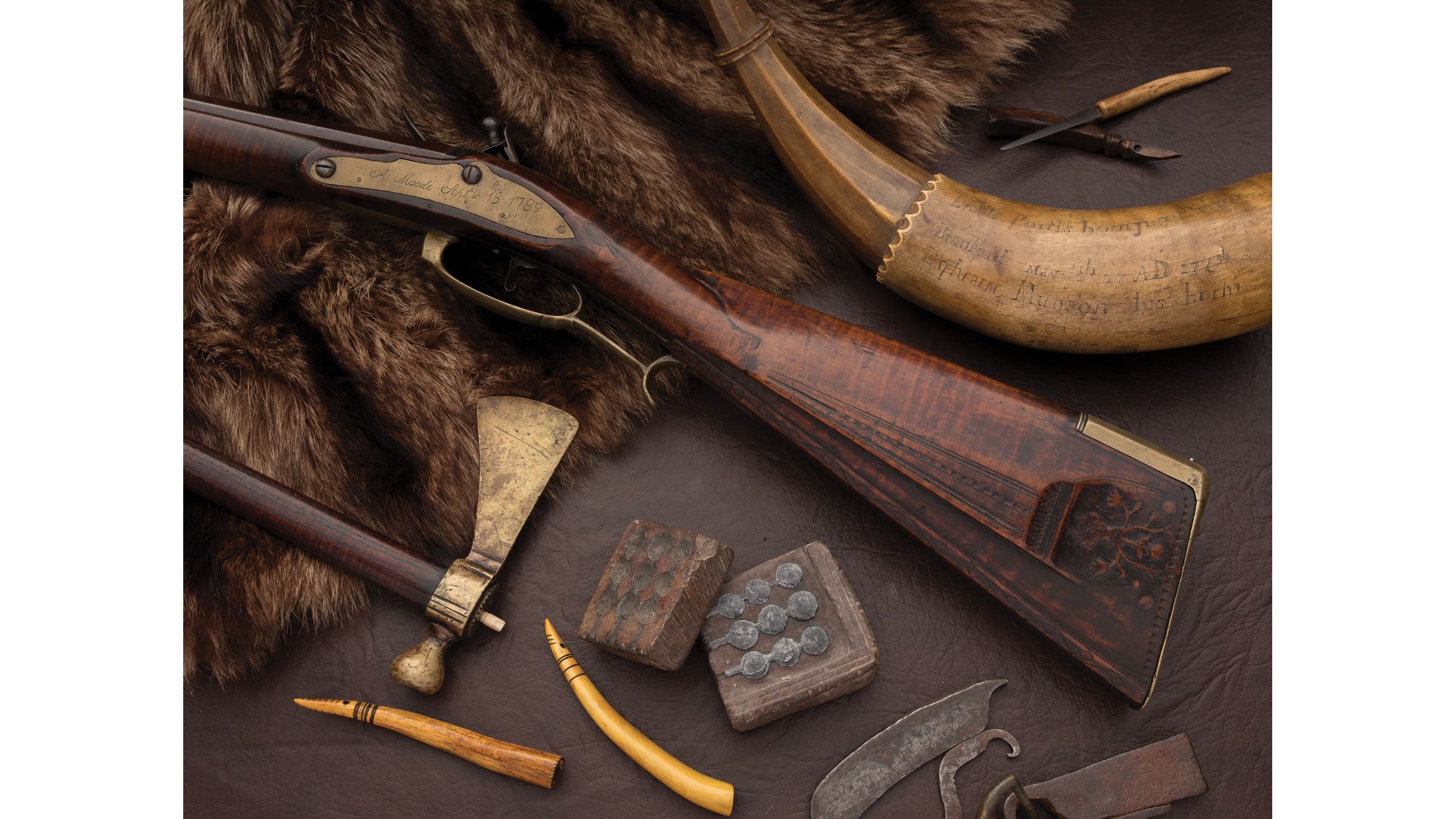 Hans Jacob Honaker Attributed Flintlock American Smoothbore Gun | Rock ...