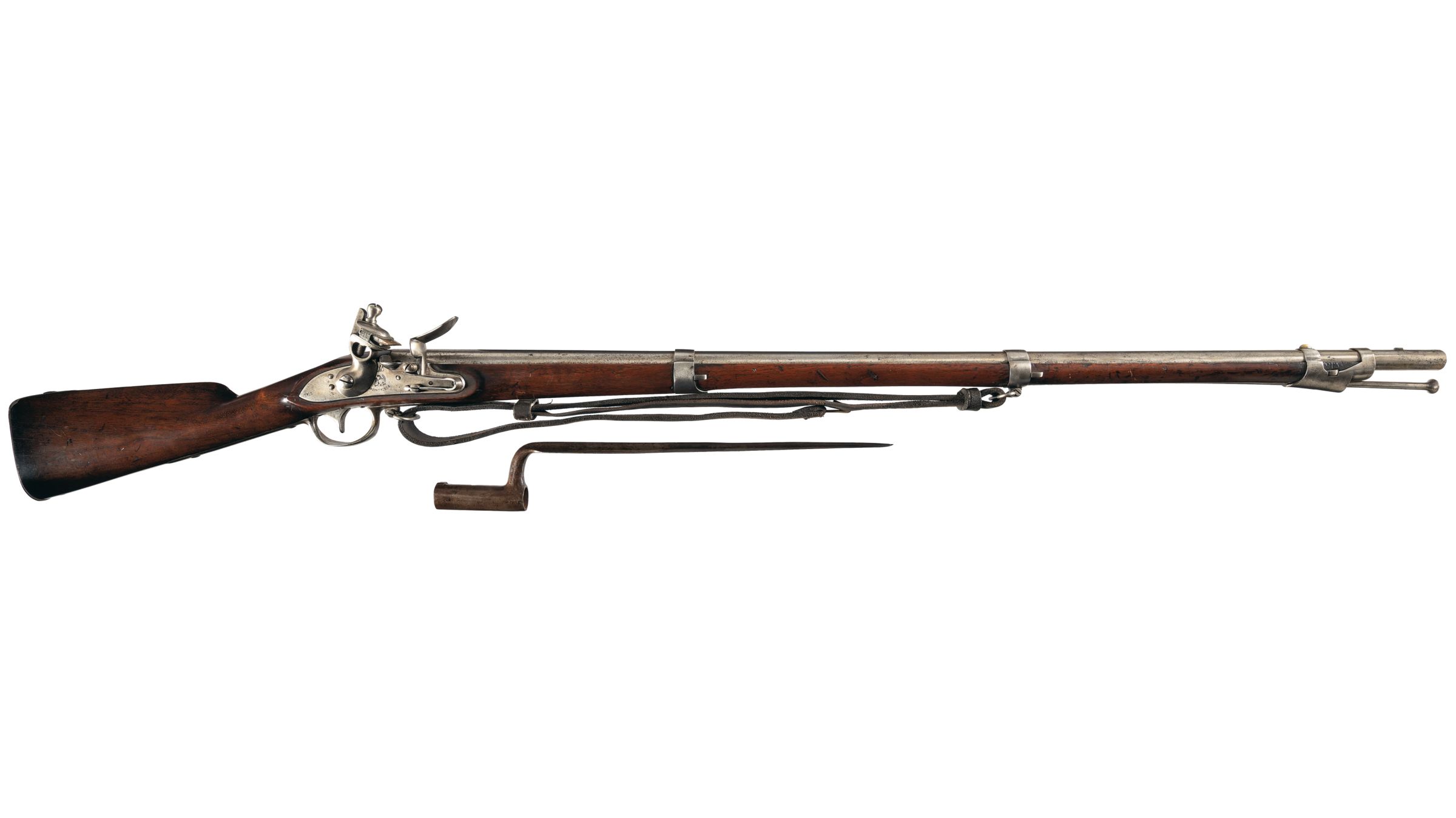 Documented U.S. Springfield Model 1812 Type II Flintlock Musket | Rock ...