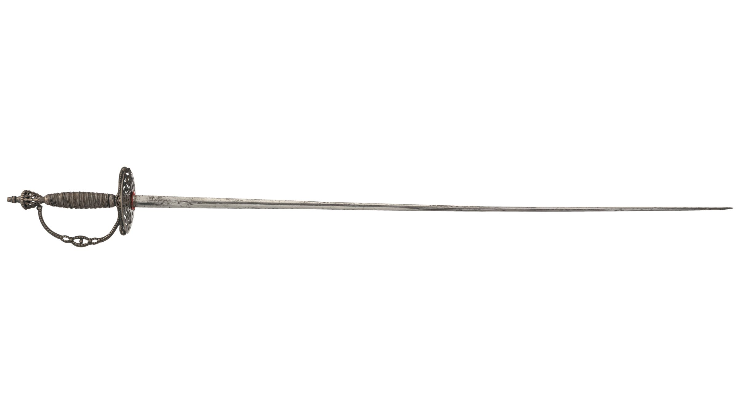 Revolutionary War-Era Gentleman's Silver Hilted Small Sword | Rock ...