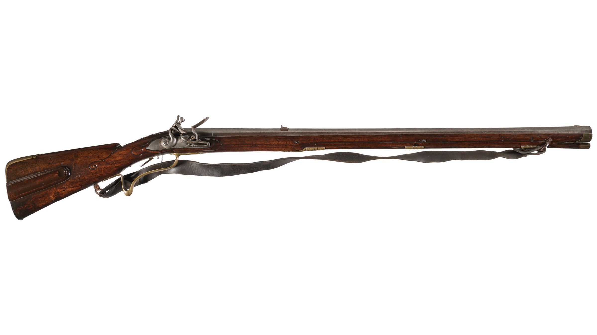 18th Century German Flintlock Jaeger Rifle by G. Heller | Rock Island ...