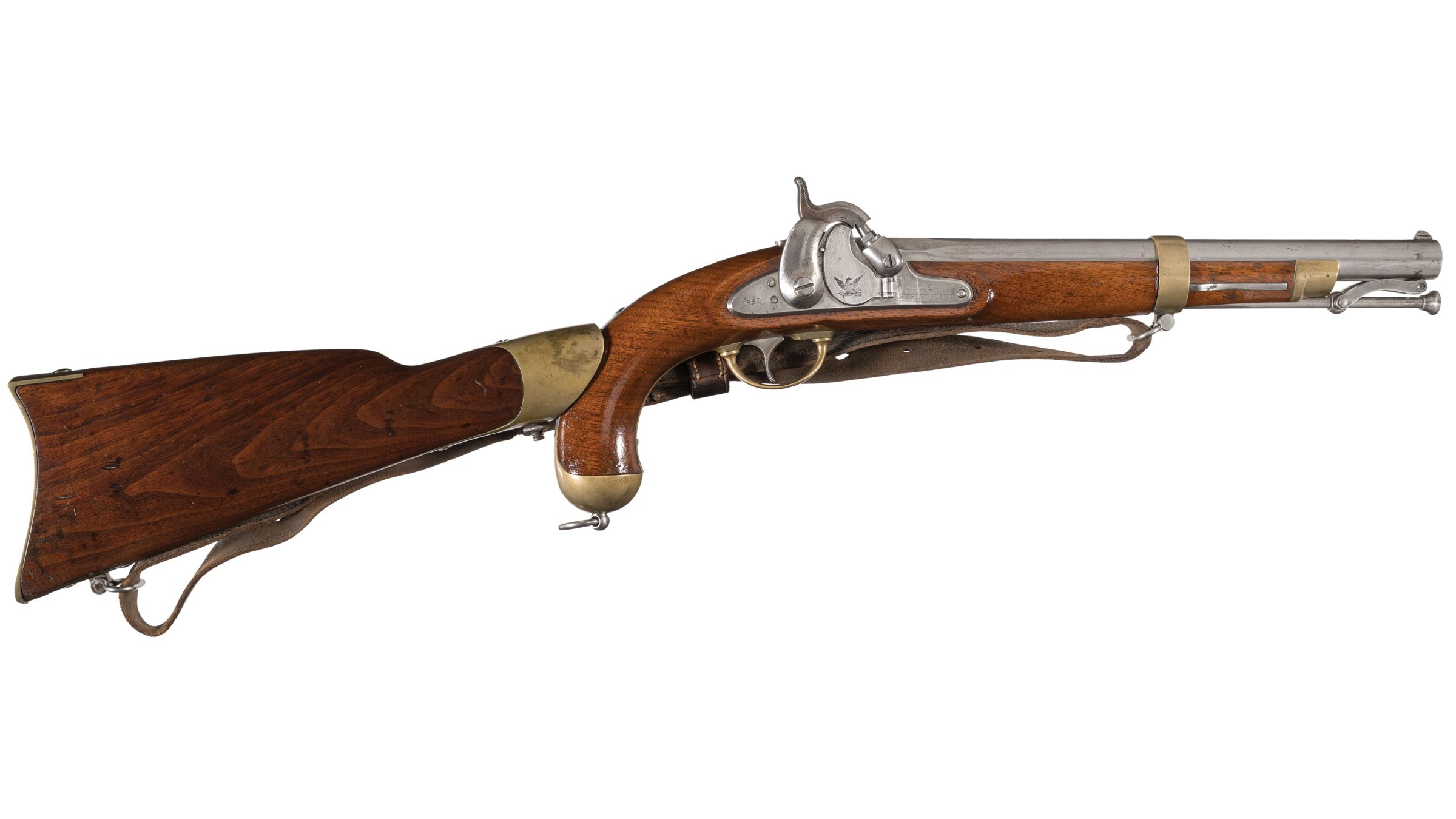 Documented U.S. Springfield 1855 Pistol-Carbine with Stock | Rock ...