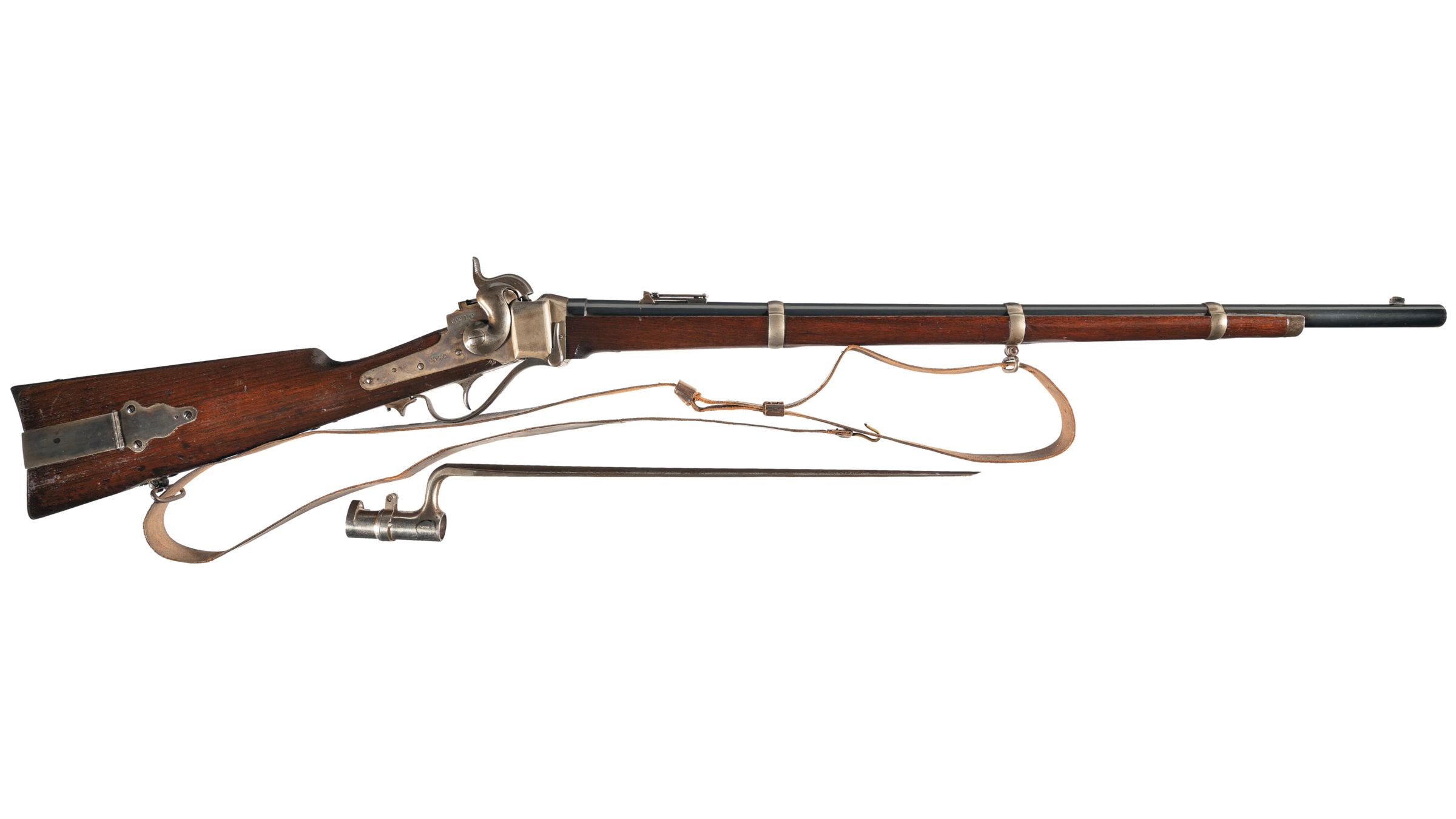 Civil War Sharps New Model 1863 Military Rifle with Bayonet | Rock ...