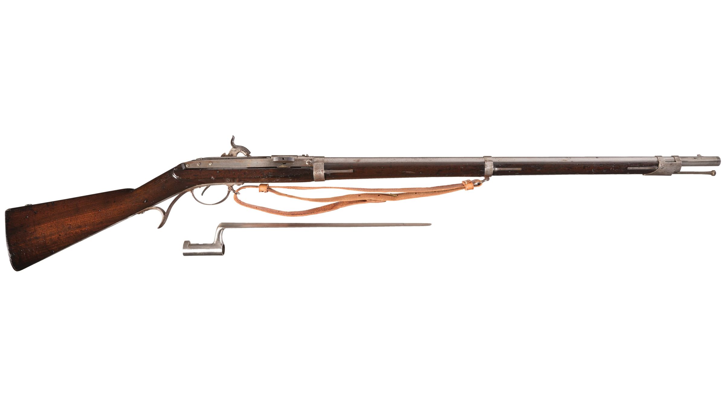 Documented Lindner Hall 1819 Breech Loading Rifle with Bayonet | Rock ...