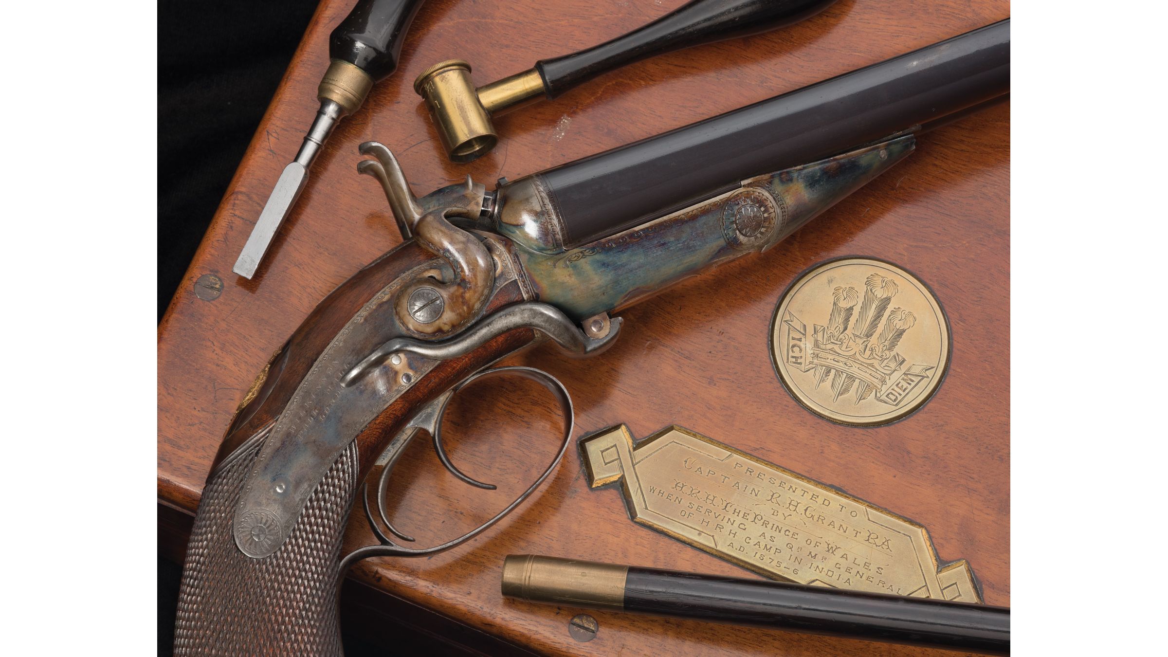 Historic Prince of Wales Presentation Howdah Pistol | Rock Island Auction