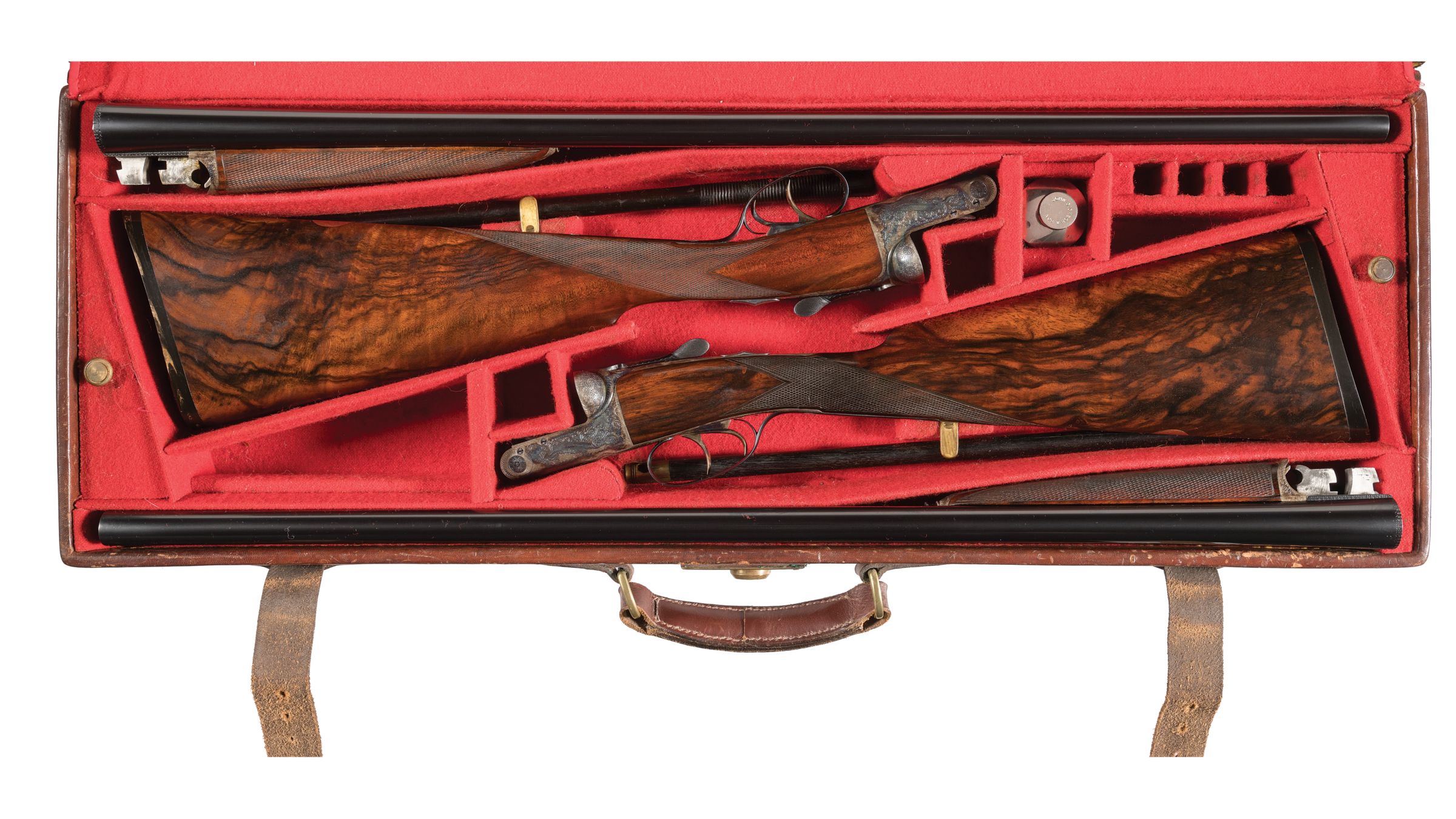 Pair of Engraved John Dickson & Son Round Body Action Shotguns | Rock ...
