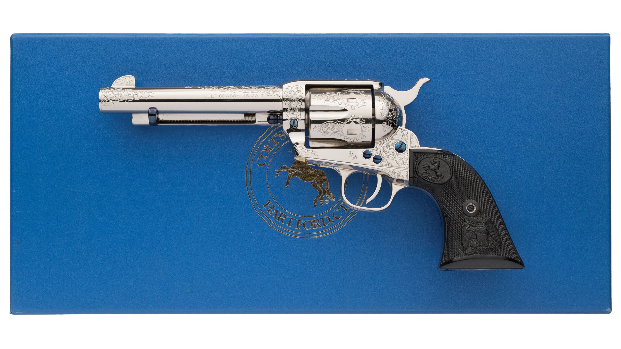 Engraved Factory Exhibition Colt Cowboy SAA Revolver | Rock Island Auction