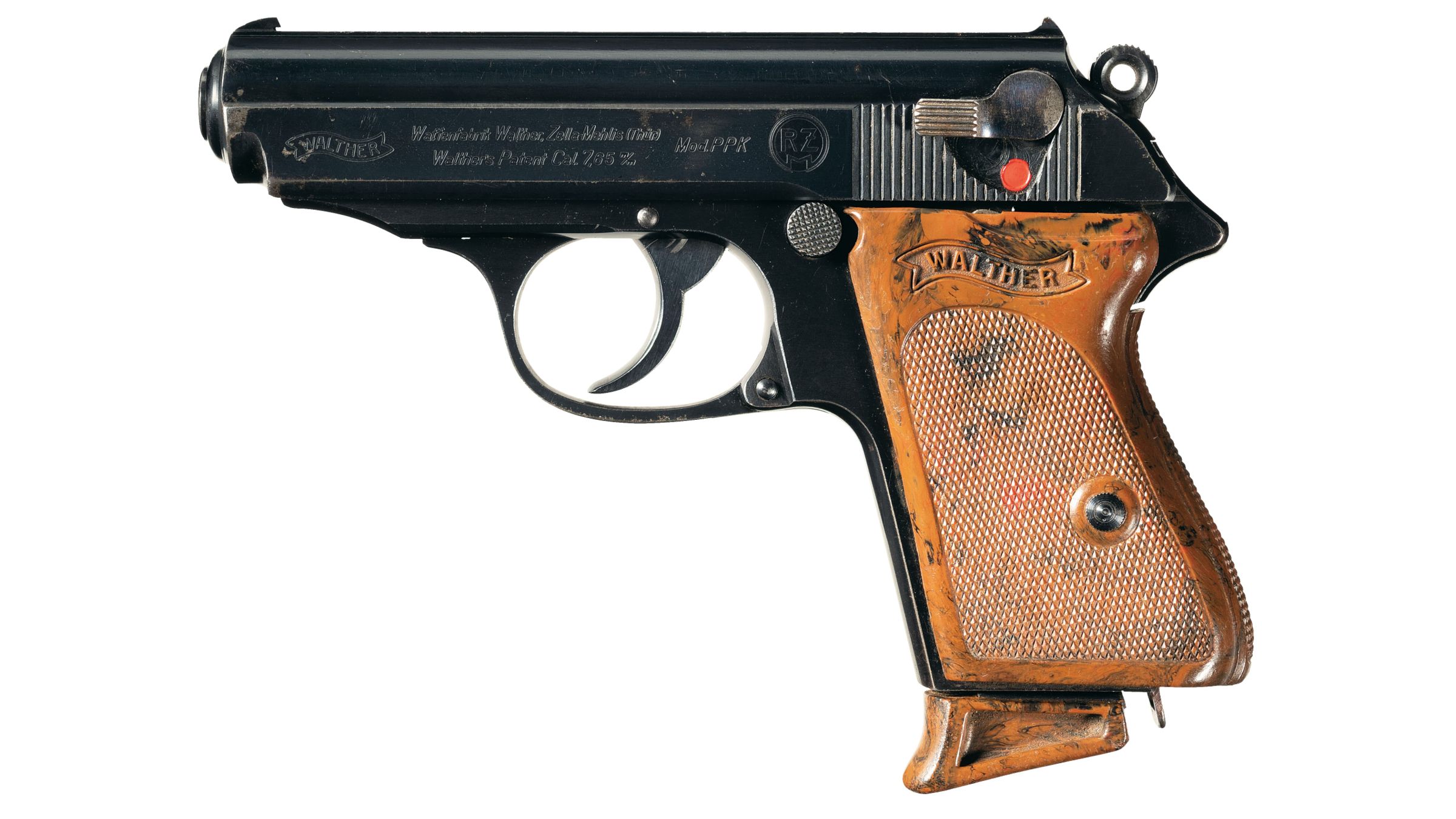 RZM Marked Walther PPK Semi-Automatic Pistol with Holster | Rock Island ...