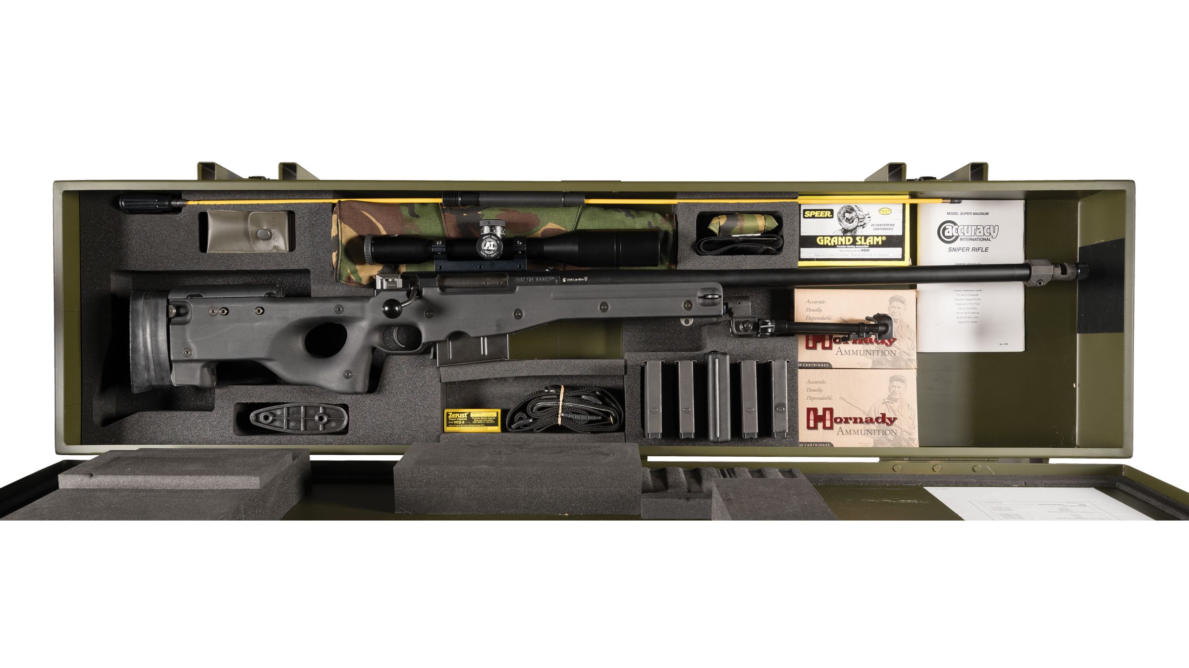 Accuracy International Super Magnum Bolt Action Sniper Rifle | Rock ...