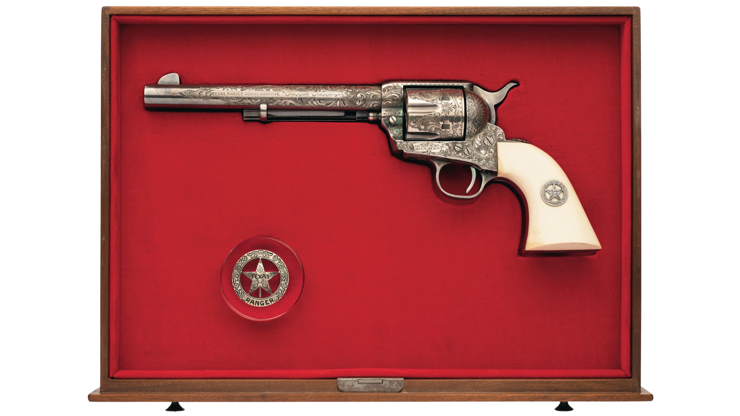 Colt Texas Rangers Commemorative Single Action Army Revolver | Rock ...