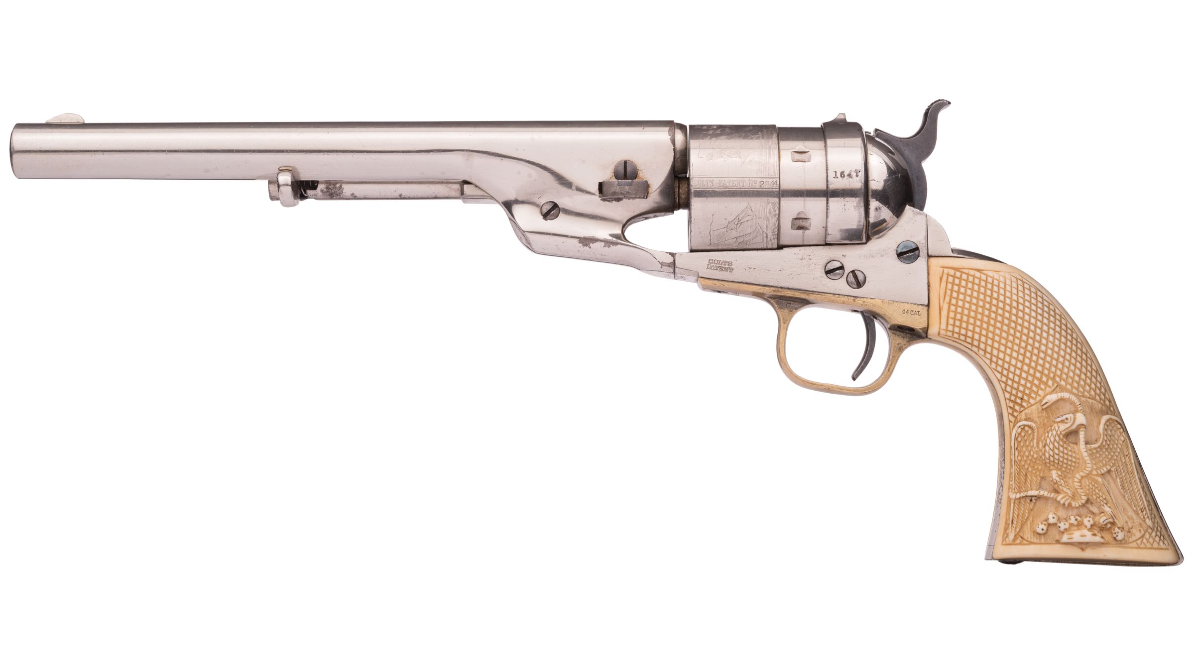 Colt Richards Conversion Model 1860 Army with Carved Grip | Rock Island ...