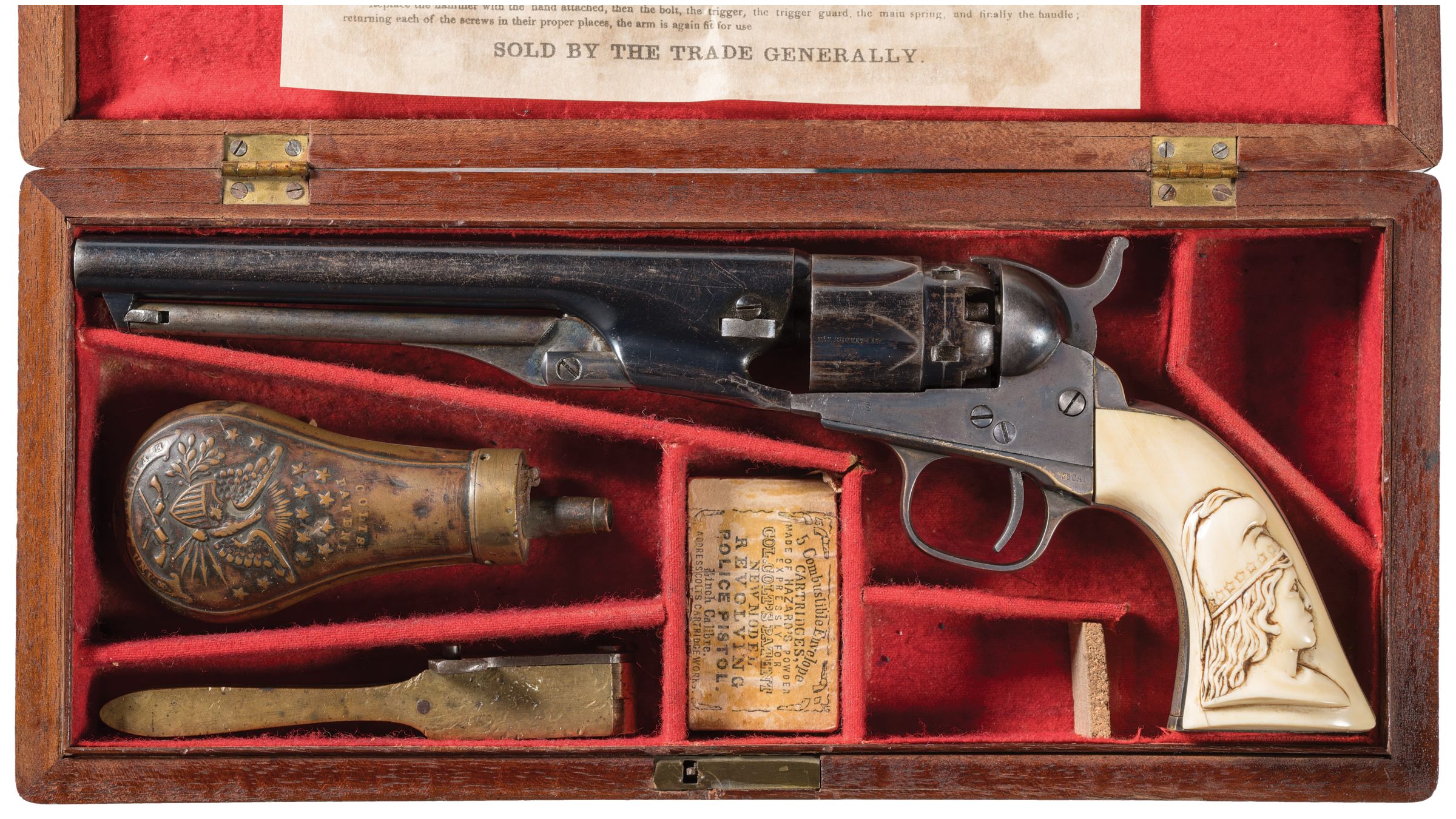 Cased Colt Model 1862 Police Percussion Revolver | Rock Island Auction