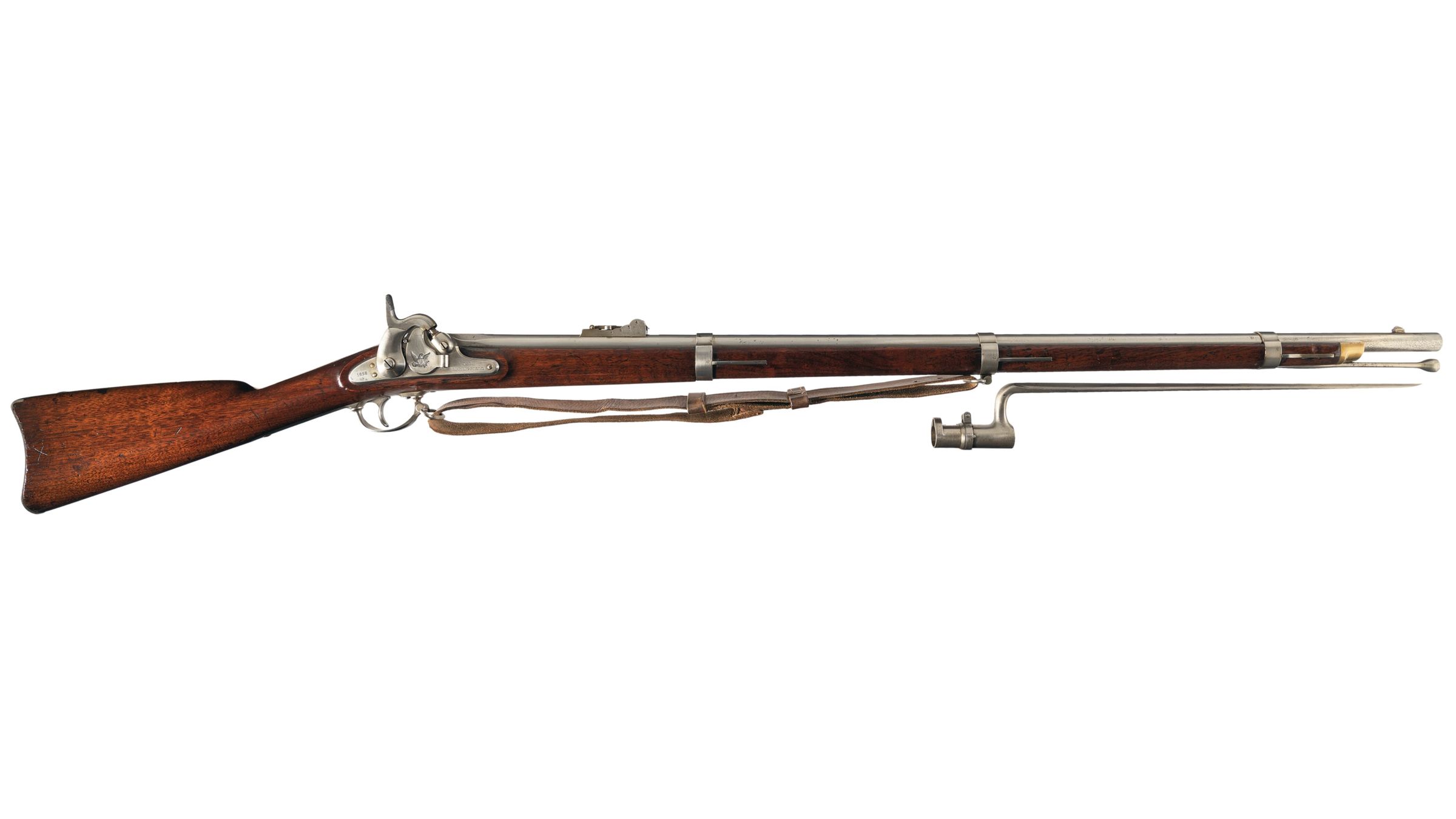 Documented U.S. Springfield 1858 Cadet Percussion Rifle-Musket | Rock ...