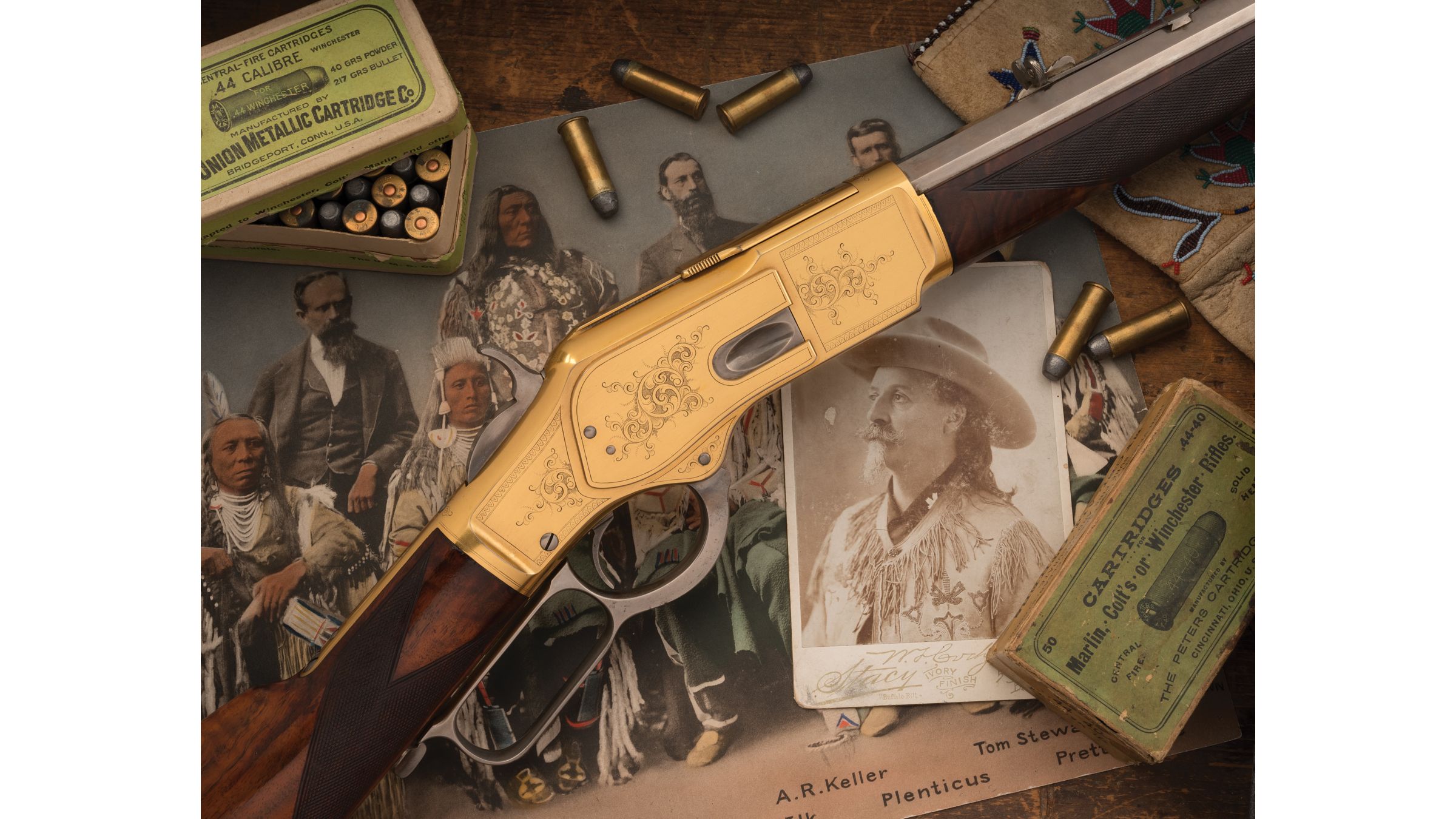 Jack Crawford & James Barton Adams Presentation Winchester 1873 | Rock ...