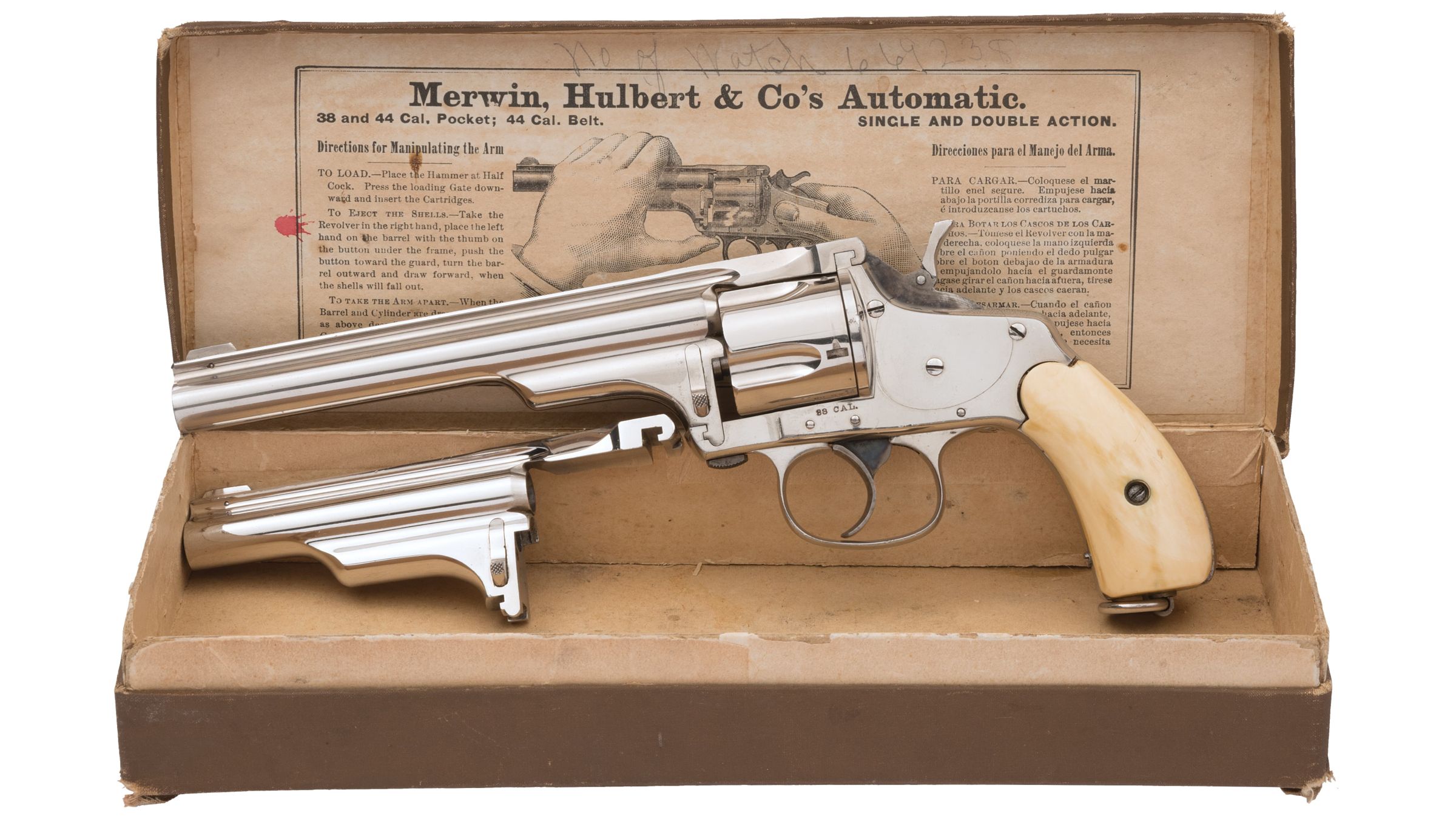 Merwin, Hulbert & Co. Medium Frame Revolver with Box | Rock Island Auction