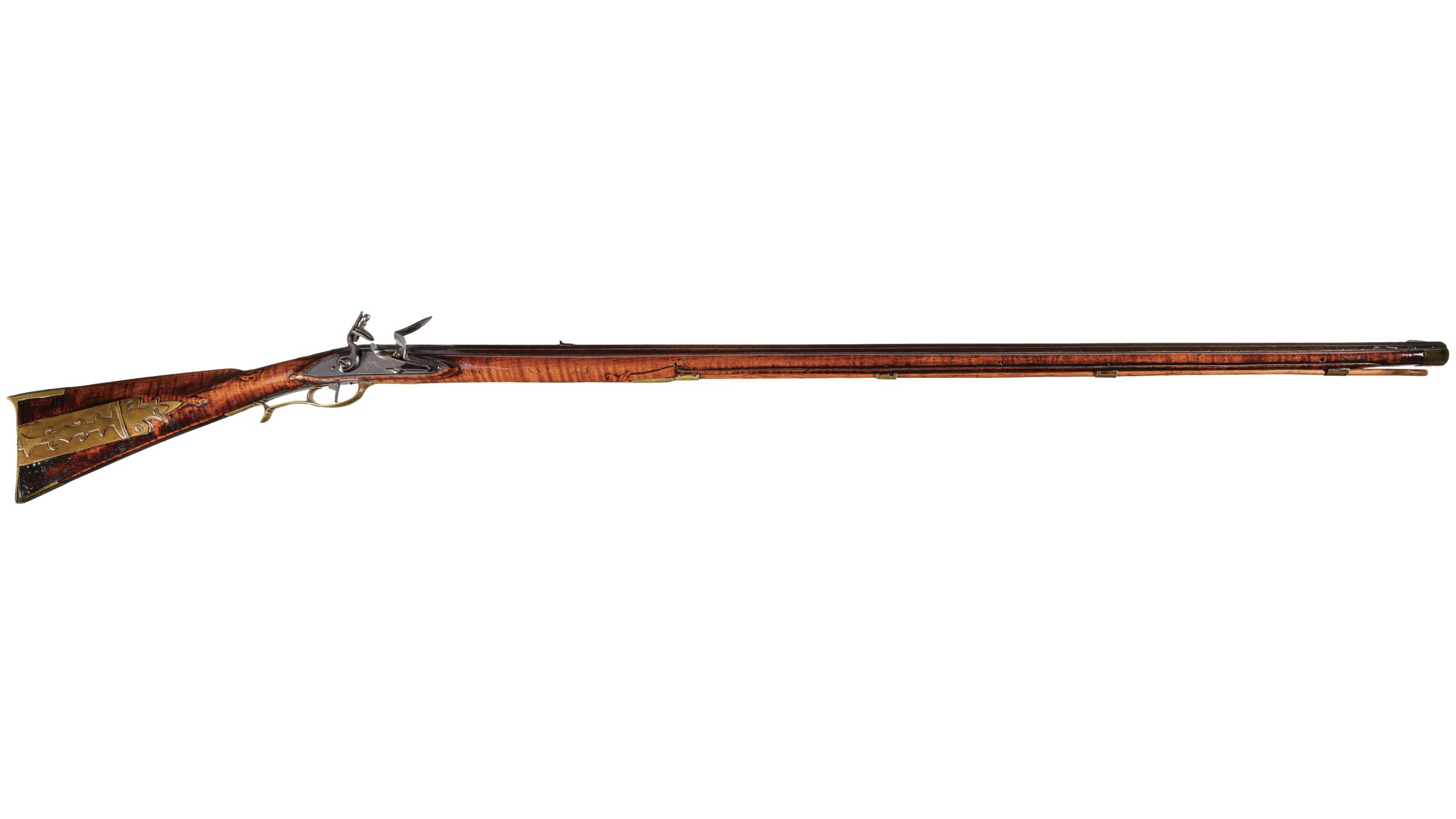 Documented Golden Age Southern Flintlock American Long Rifle | Rock ...
