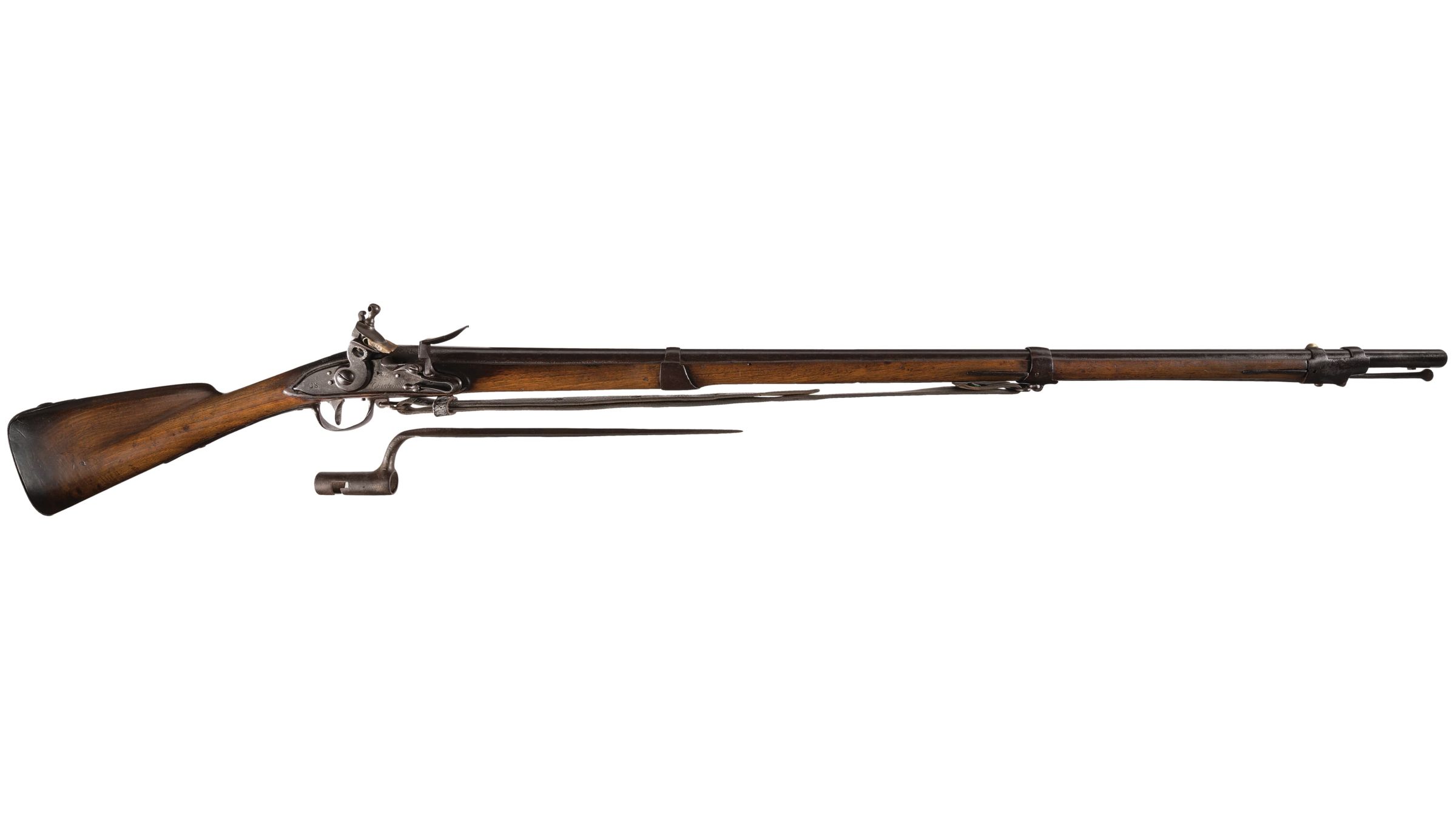 Documented "US" Marked Rev War French Charleville 1763 Musket | Rock ...