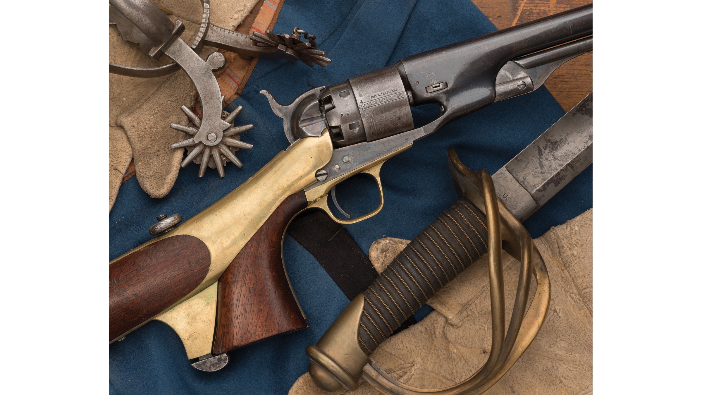 U.S. Inspected Colt Model 1860 Army Revolver with Shoulder Stock | Rock ...