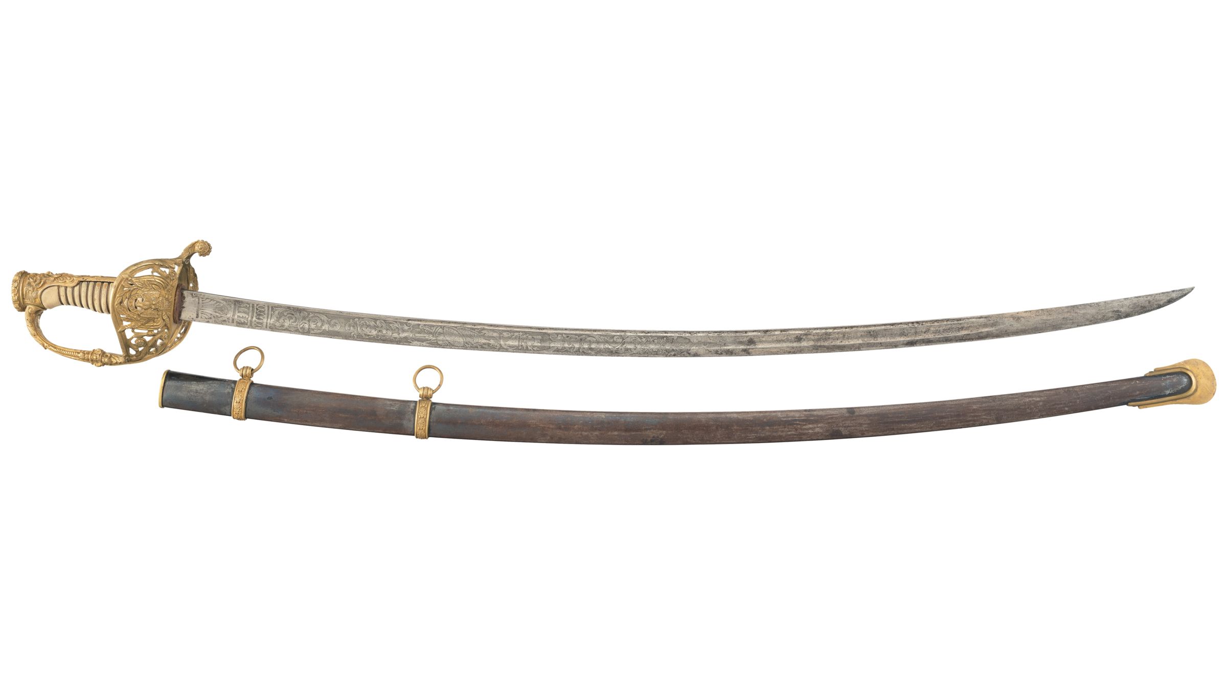 Klingenthal Production American Officer's Sword with Scabbard | Rock ...