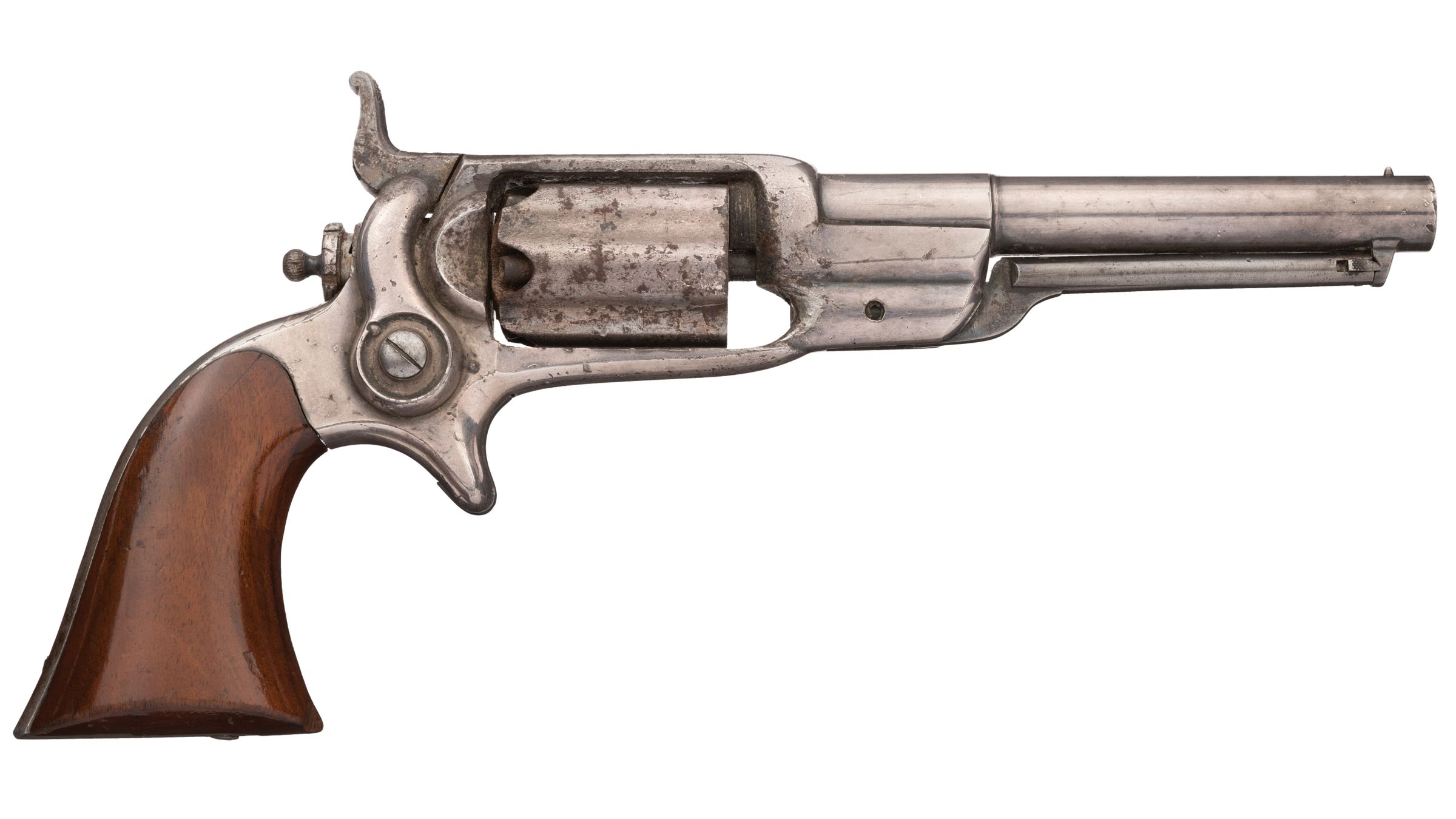 Kittredge Marked and Silver Plated Colt Model 1855 Revolver | Rock ...