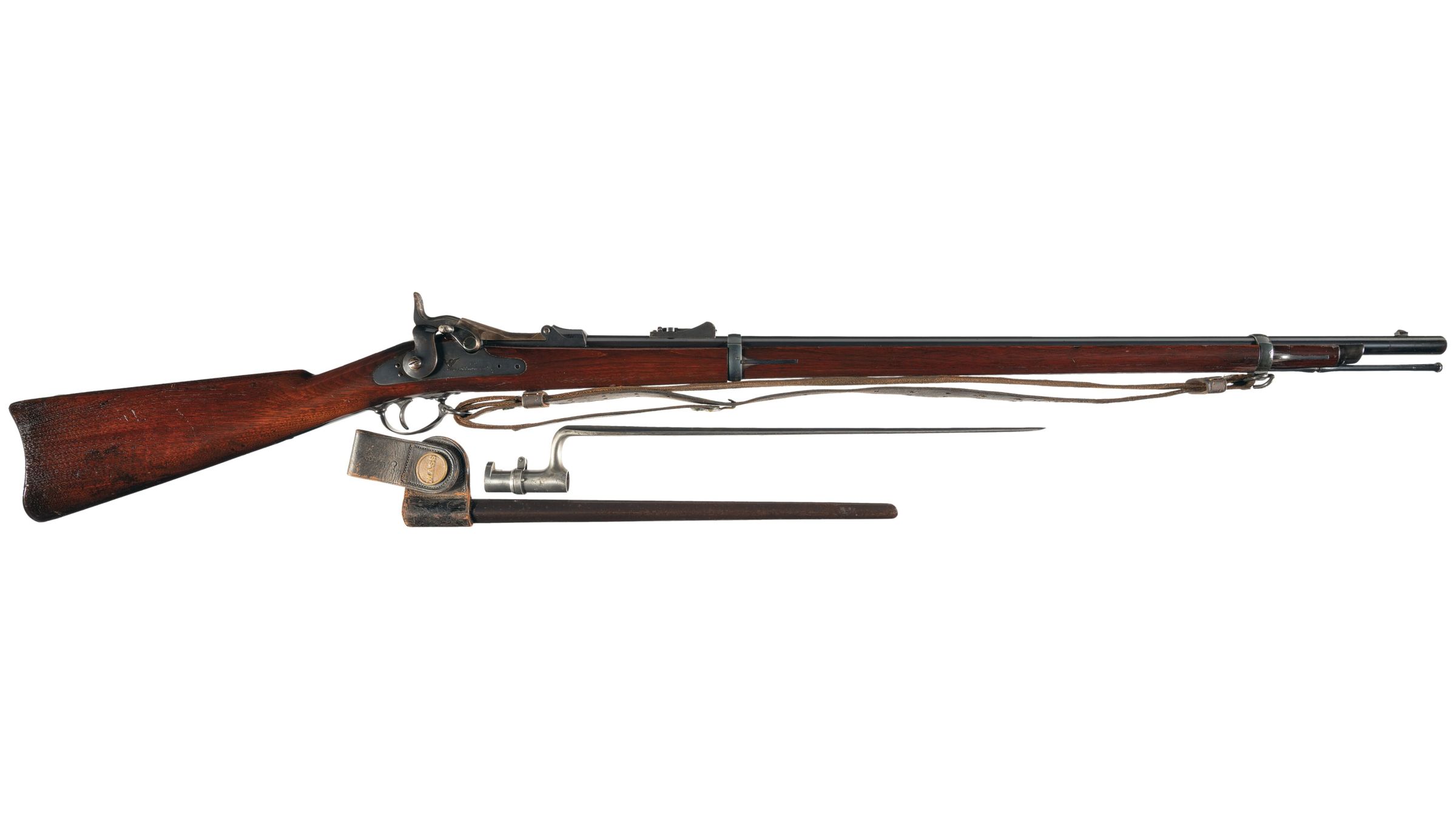 U.S. Springfield 1877 Transitional Trapdoor with Bayonet | Rock Island ...