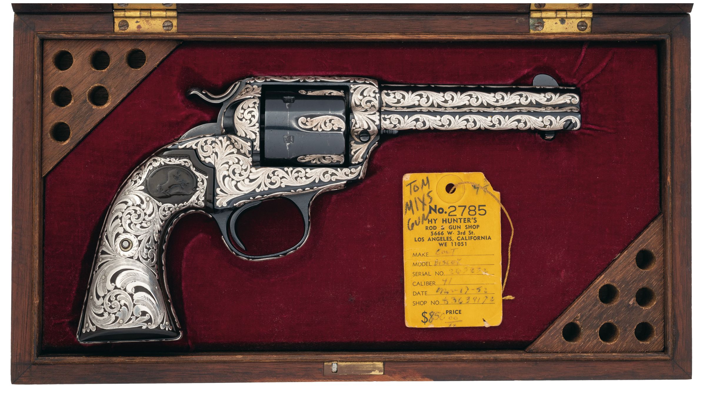 Colt Bisley Model Revolver Attributed to Actor Tom Mix | Rock Island ...