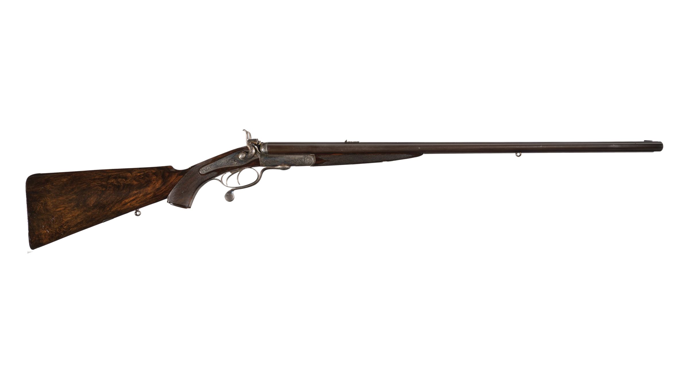 John Lyell & Co. Rotary Underlever Back Action Double Rifle | Rock ...