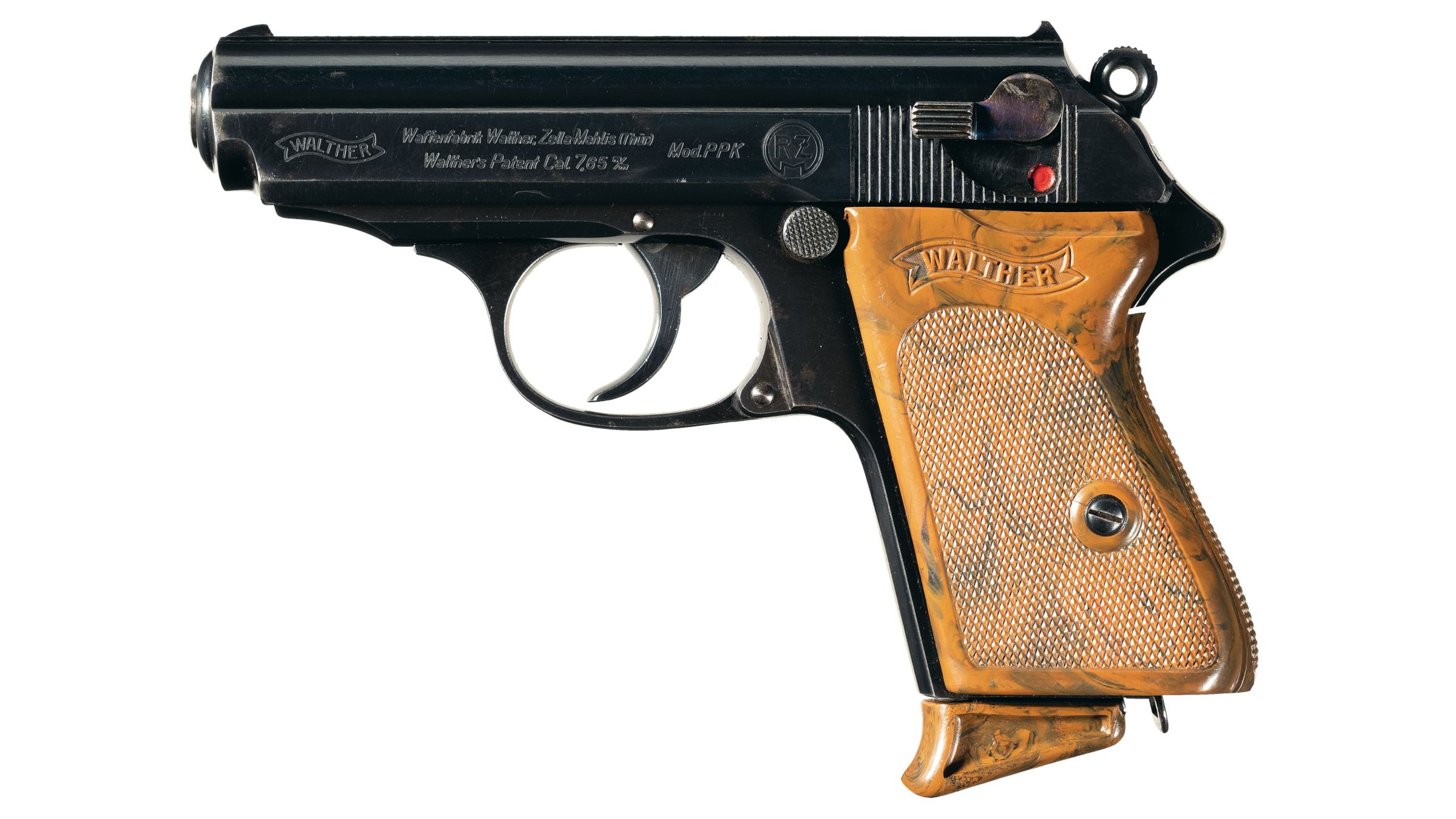 RZM Marked Walther PPK Semi-Automatic Pistol with Holster | Rock Island ...