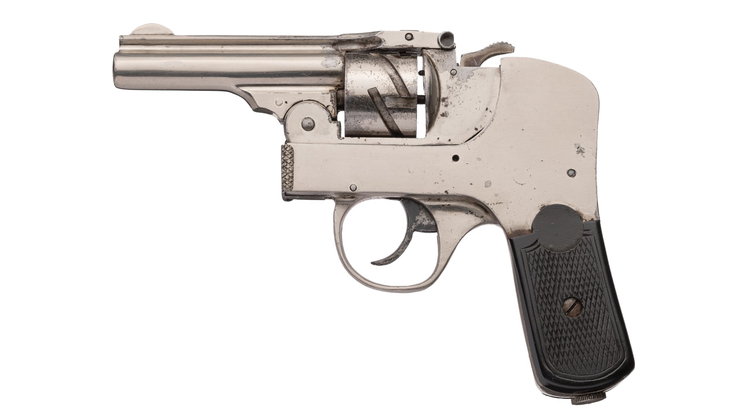 Union Fire Arms Automatic Revolver in Nickel | Rock Island Auction