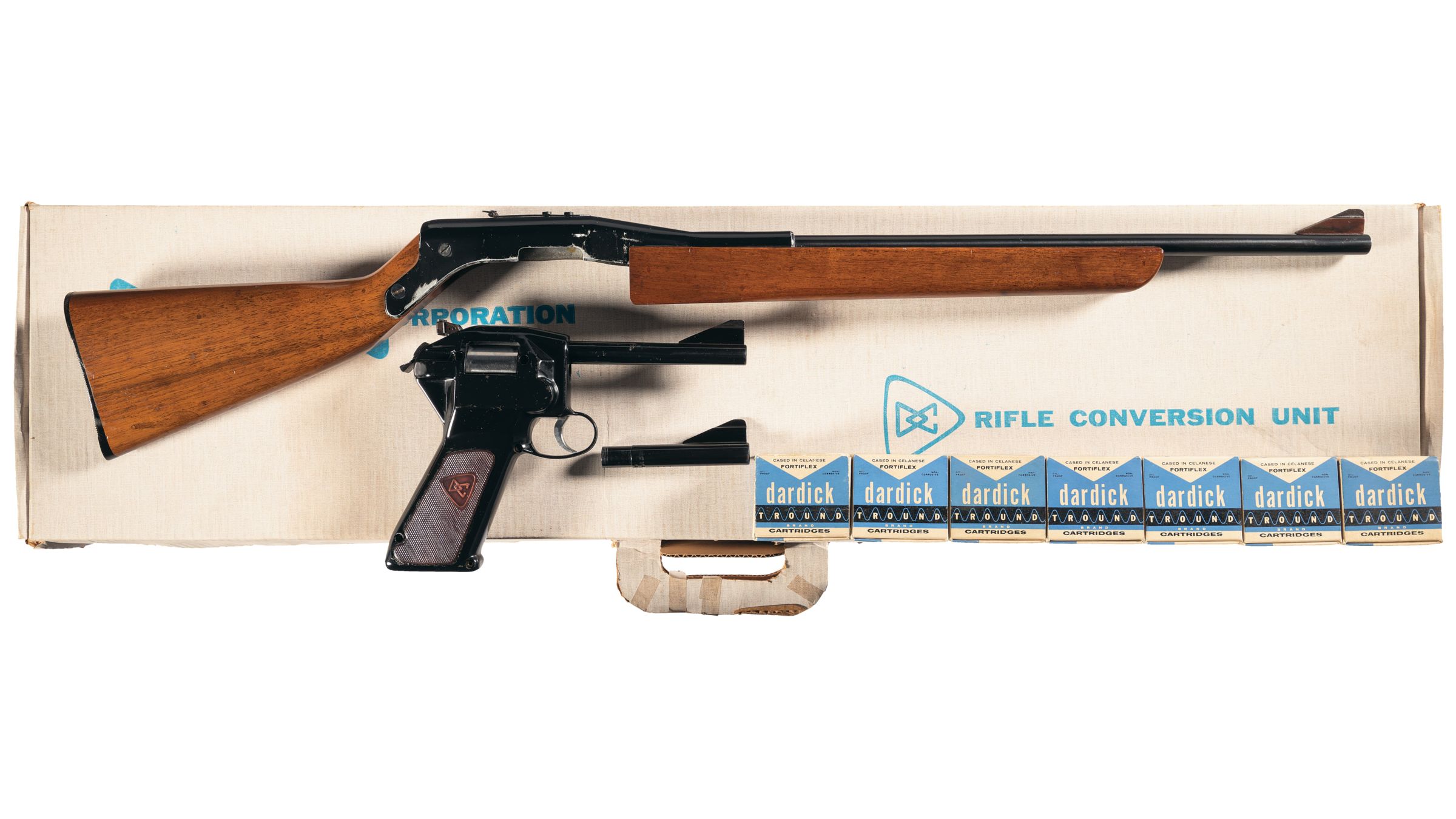 Dardick 1500 Autoloading Revolver with .22 Rifle Conversion | Rock ...