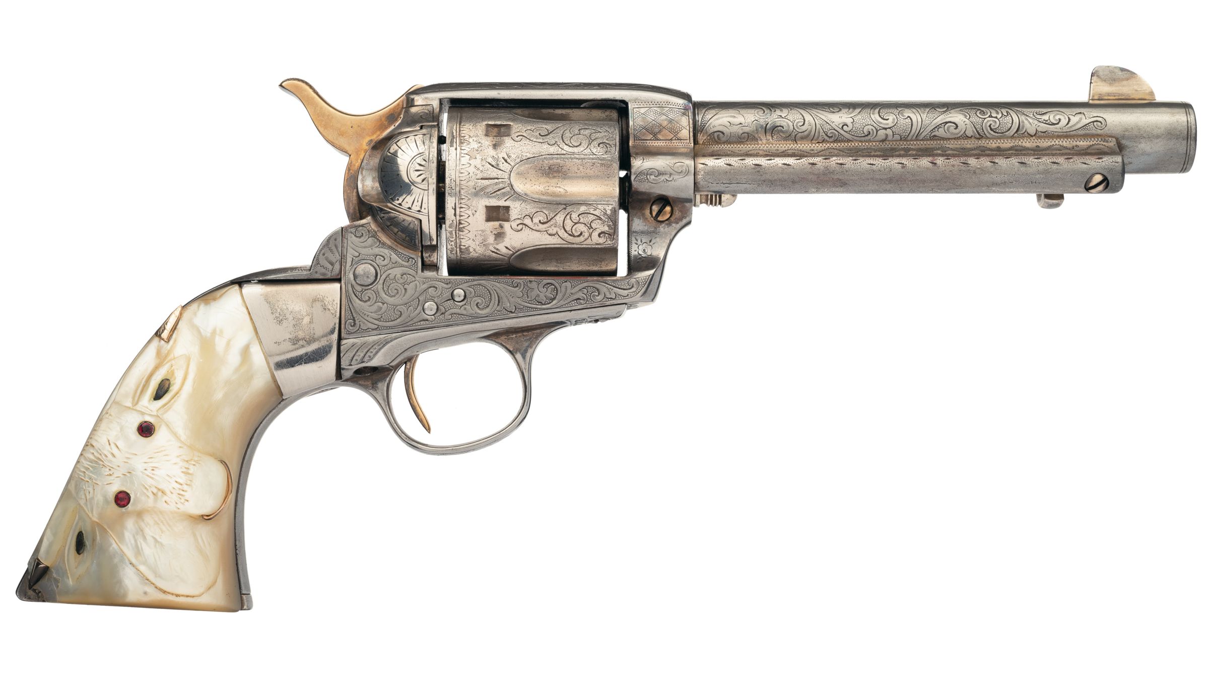 Factory Engraved Colt 1st Generation Single Action Army Revolver | Rock ...